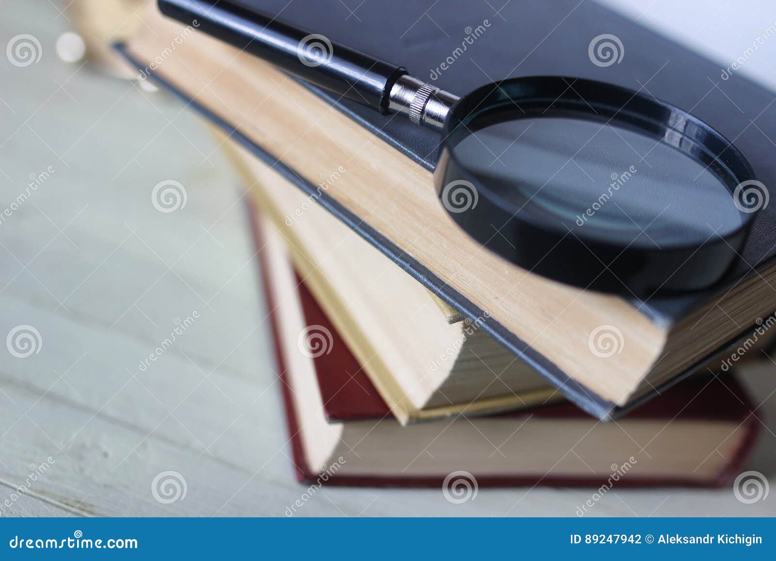 Old book lens stock photo. Image of information, archive - 89247942