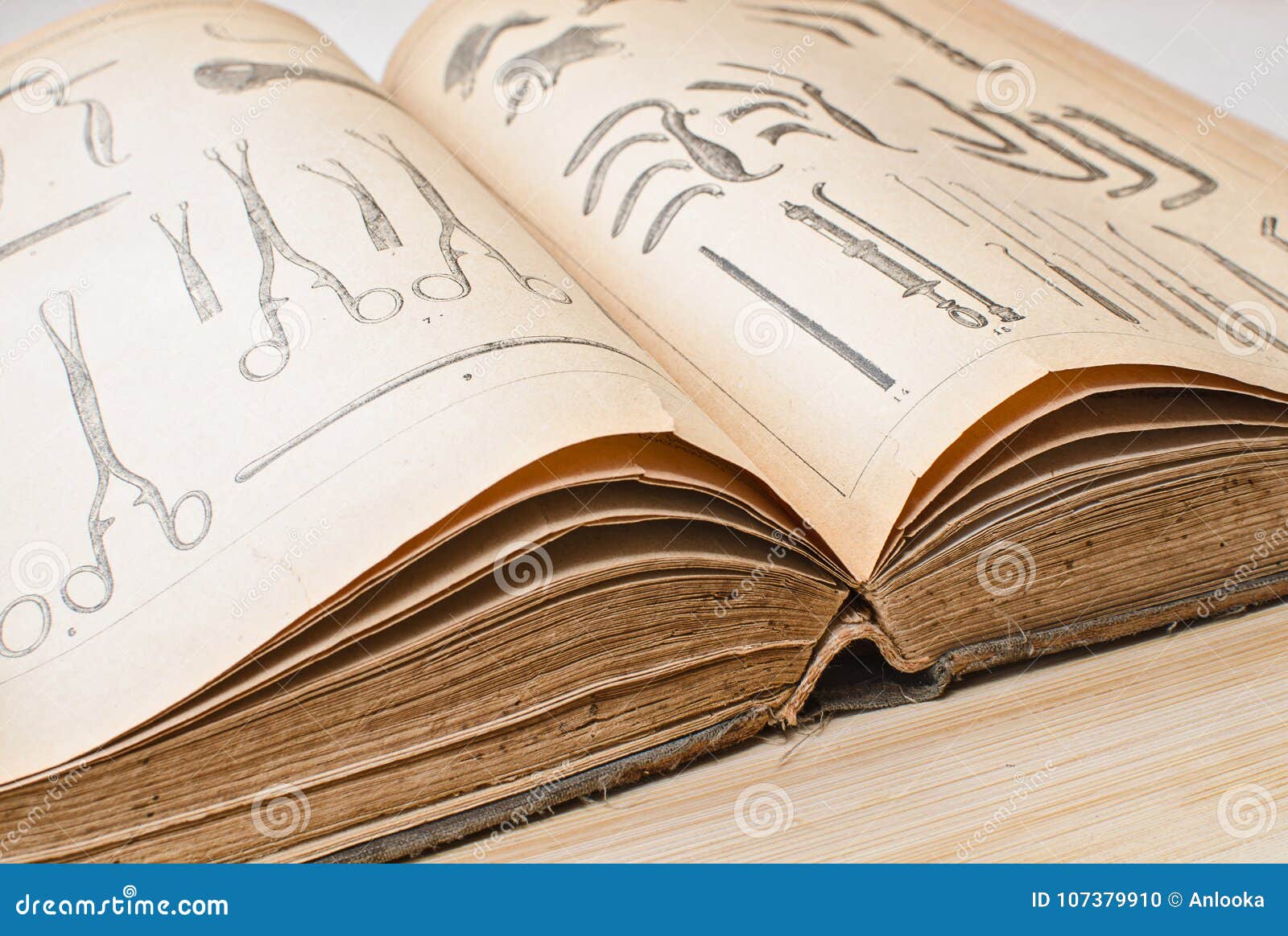 Old Book on Medicine Closeup Stock Photo - Image of science, handbook ...