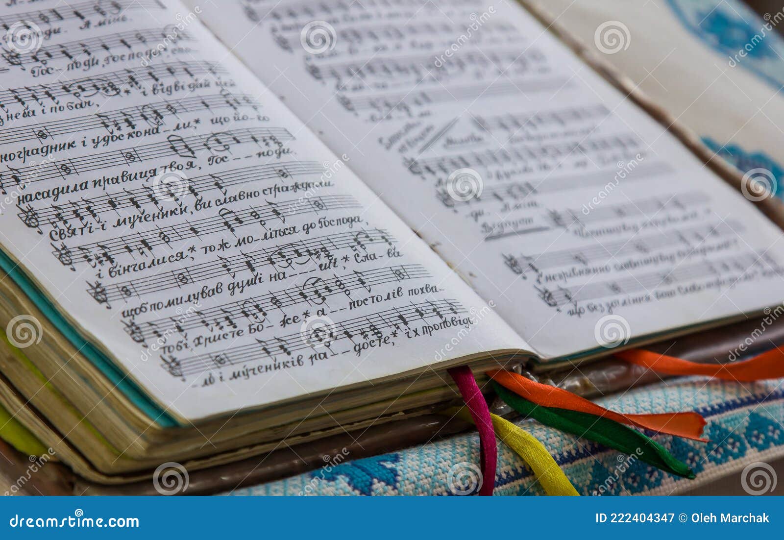 Old book with music notes stock image. Image of chord - 222404347