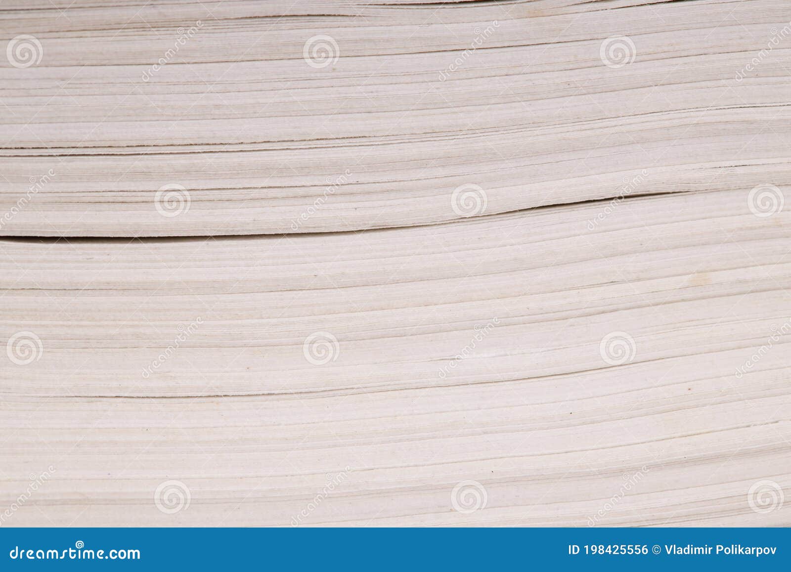 Book Pages Side View