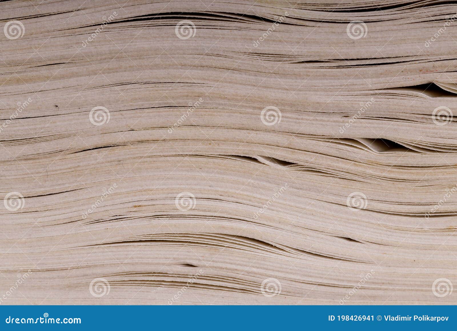 Old Book Pages. Side View Close Up Stock Image - Image of page ...