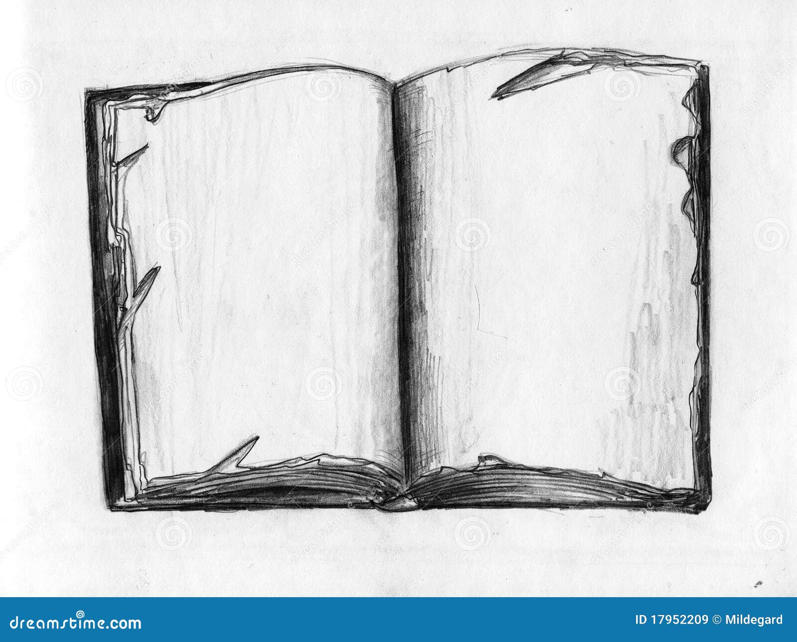 Old Book - Pencil Sketch Royalty Free Stock Images - Image: 17952209 Old Book - Pencil Sketch Royalty Free Stock Images - Image: 17952209