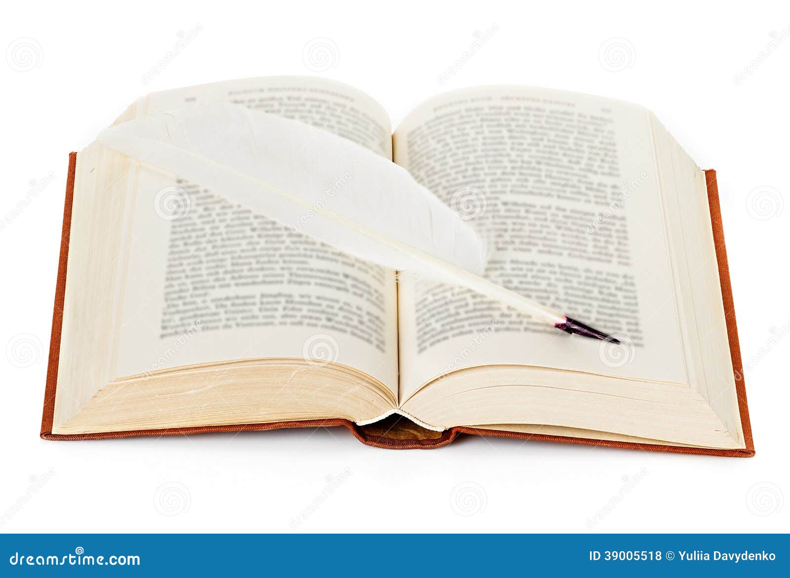 Old book with quill pen stock photo. Image of letter - 39005518