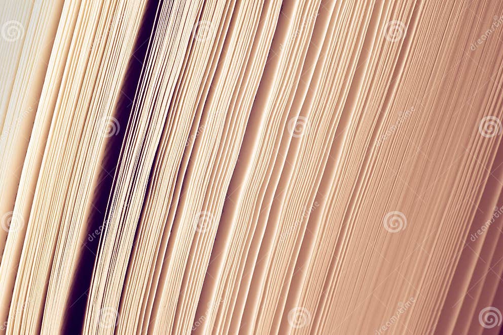 Old Book. Seamless Texture of Book Pages Stock Photo - Image of macro ...