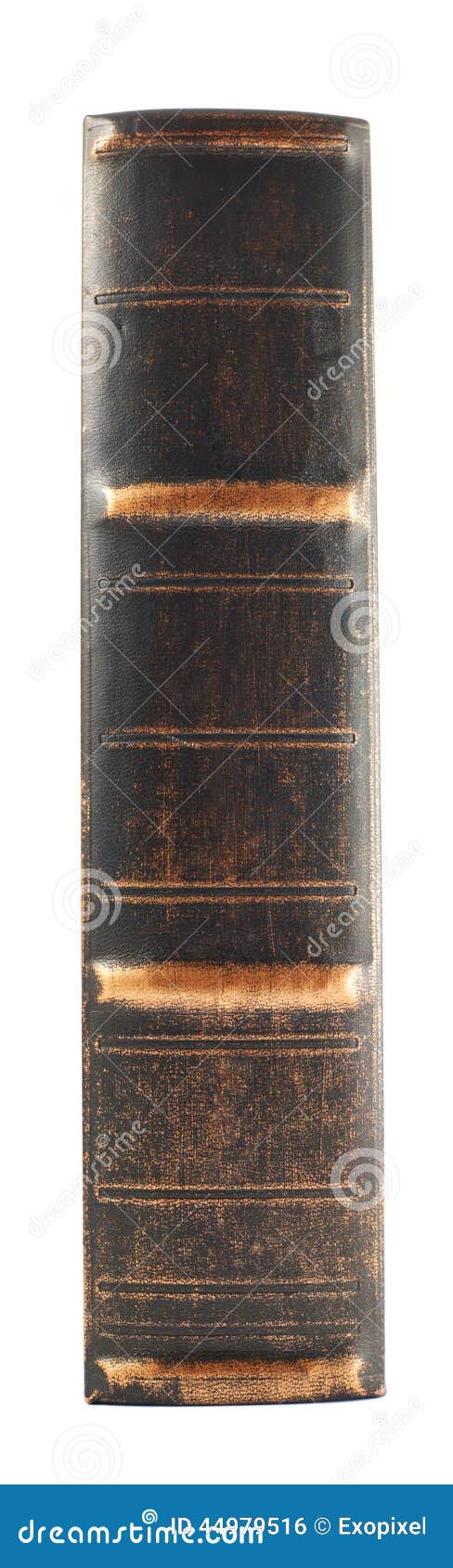 Old book spine isolated stock photo. Image of decorative - 44979516