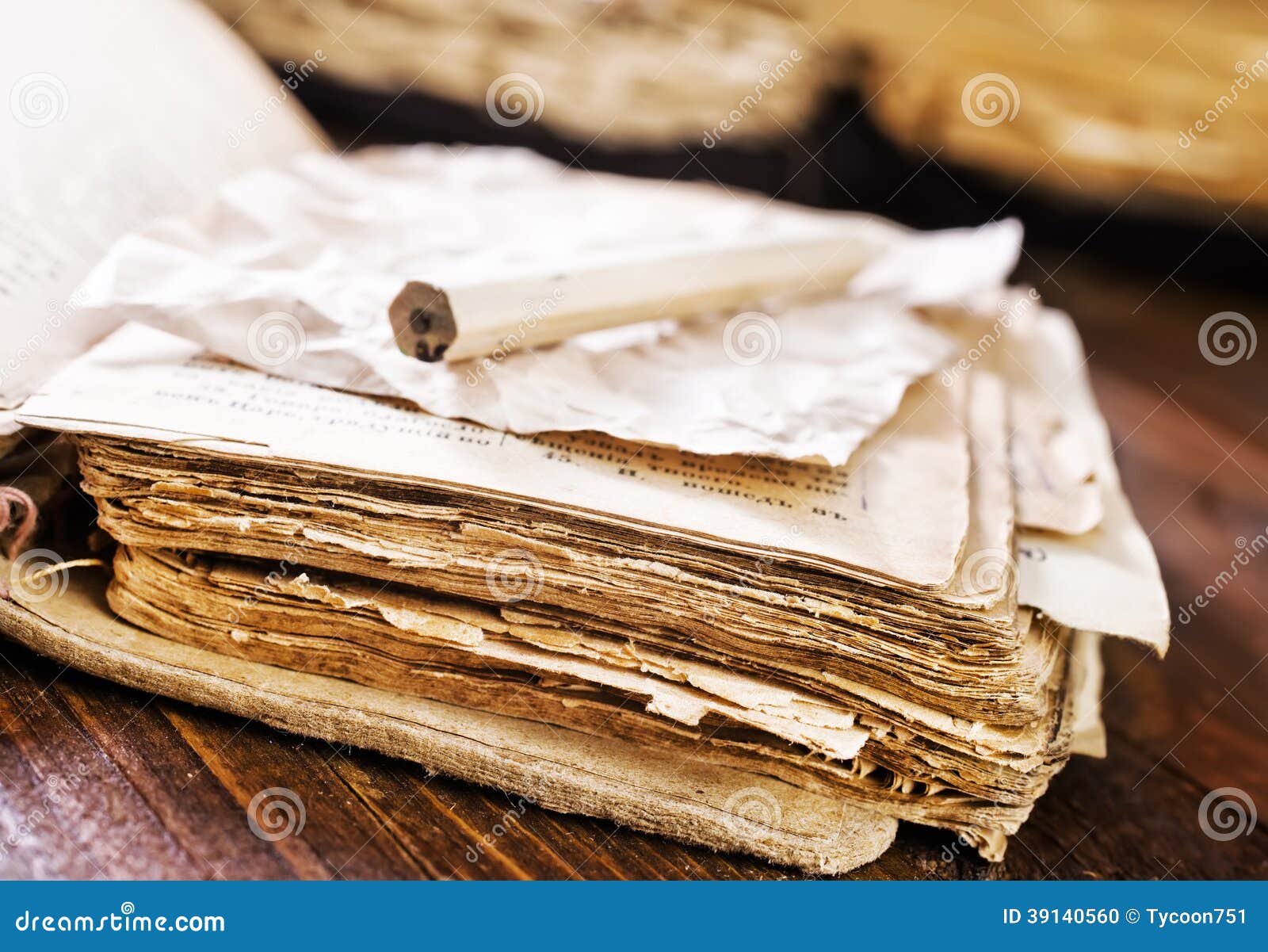 Old book stock photo. Image of heap, nostalgia, pile - 39140560