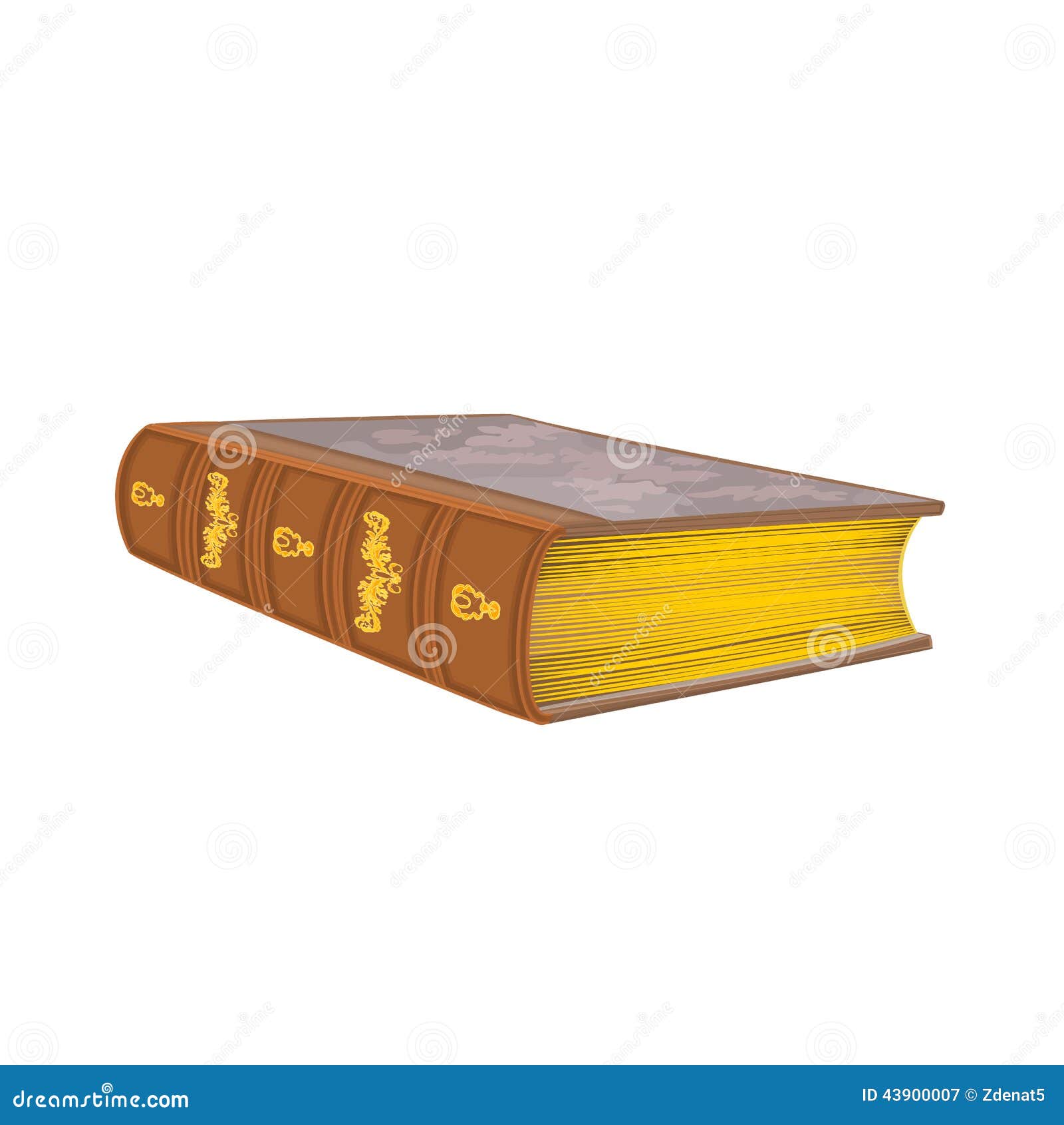 Old book vintage vector stock vector. Illustration of close - 43900007