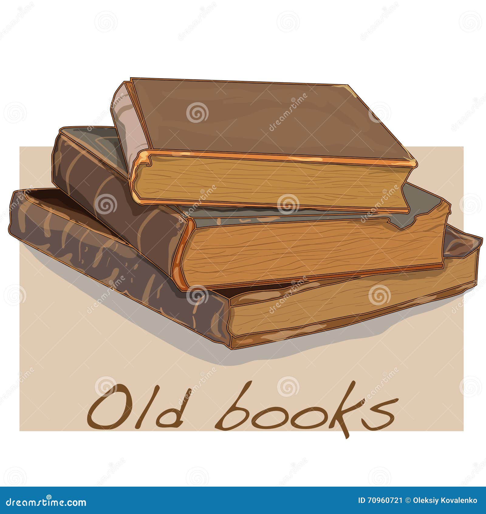 Old book vintage vector stock vector. Illustration of retro - 70960721