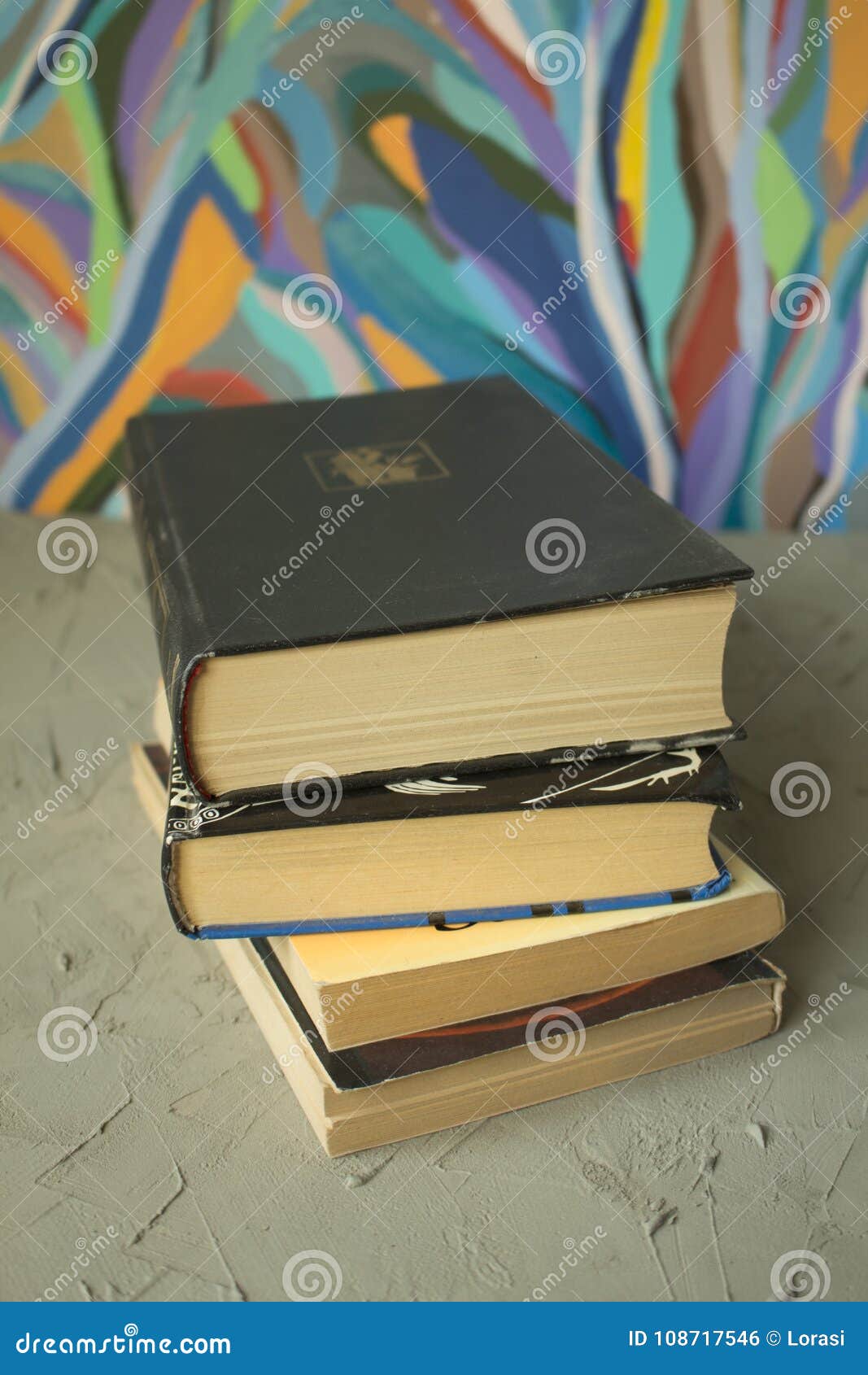 Old Books on a Gray Background Stock Photo - Image of abstract, books ...