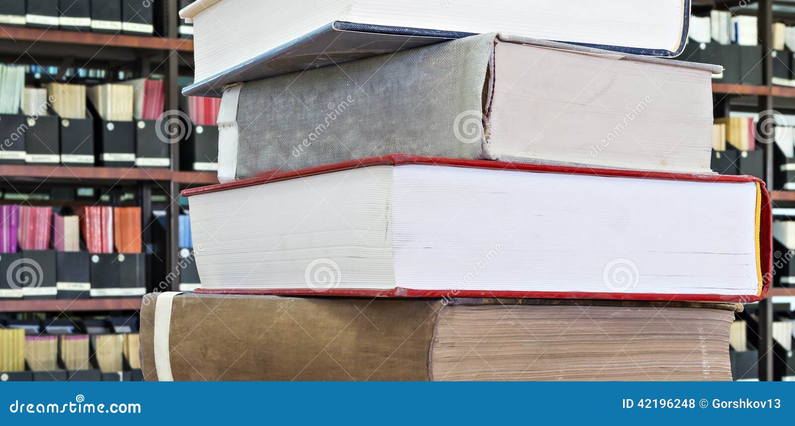 Old Books and Journals in a Library Stock Photo - Image of education ...