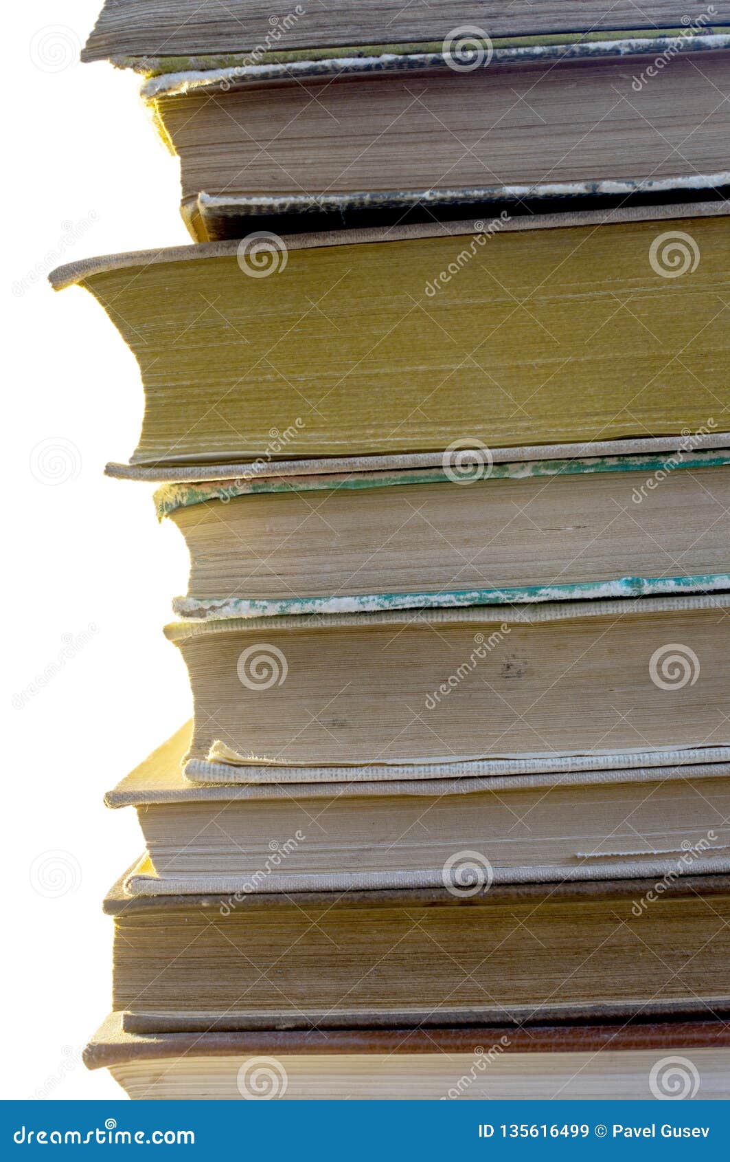 Stack of Old Books on White Background Stock Image - Image of books ... Stack of Old Books on White Background Stock Image - Image of books ...