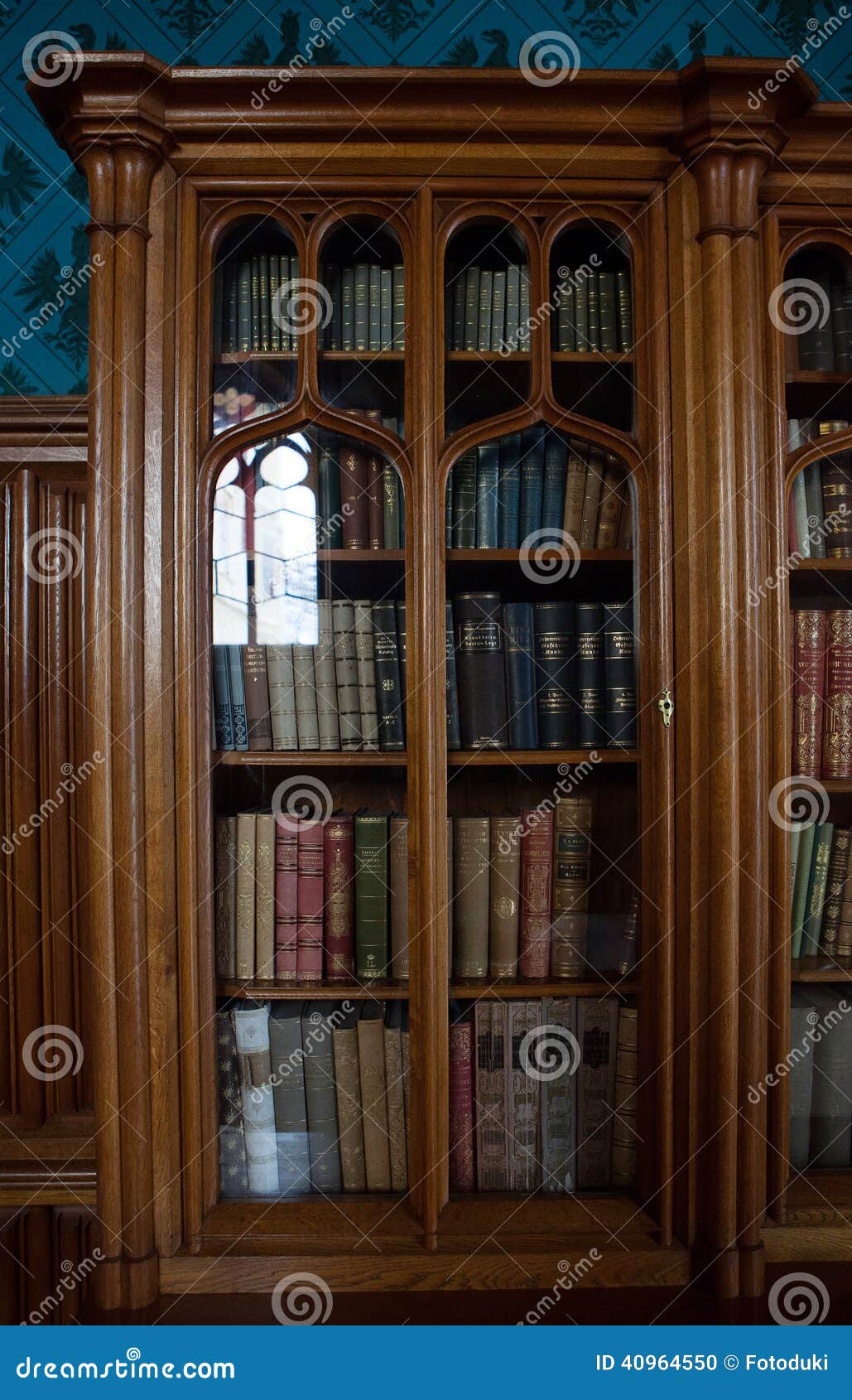 Old books in a old library editorial image. Image of organized - 40964550