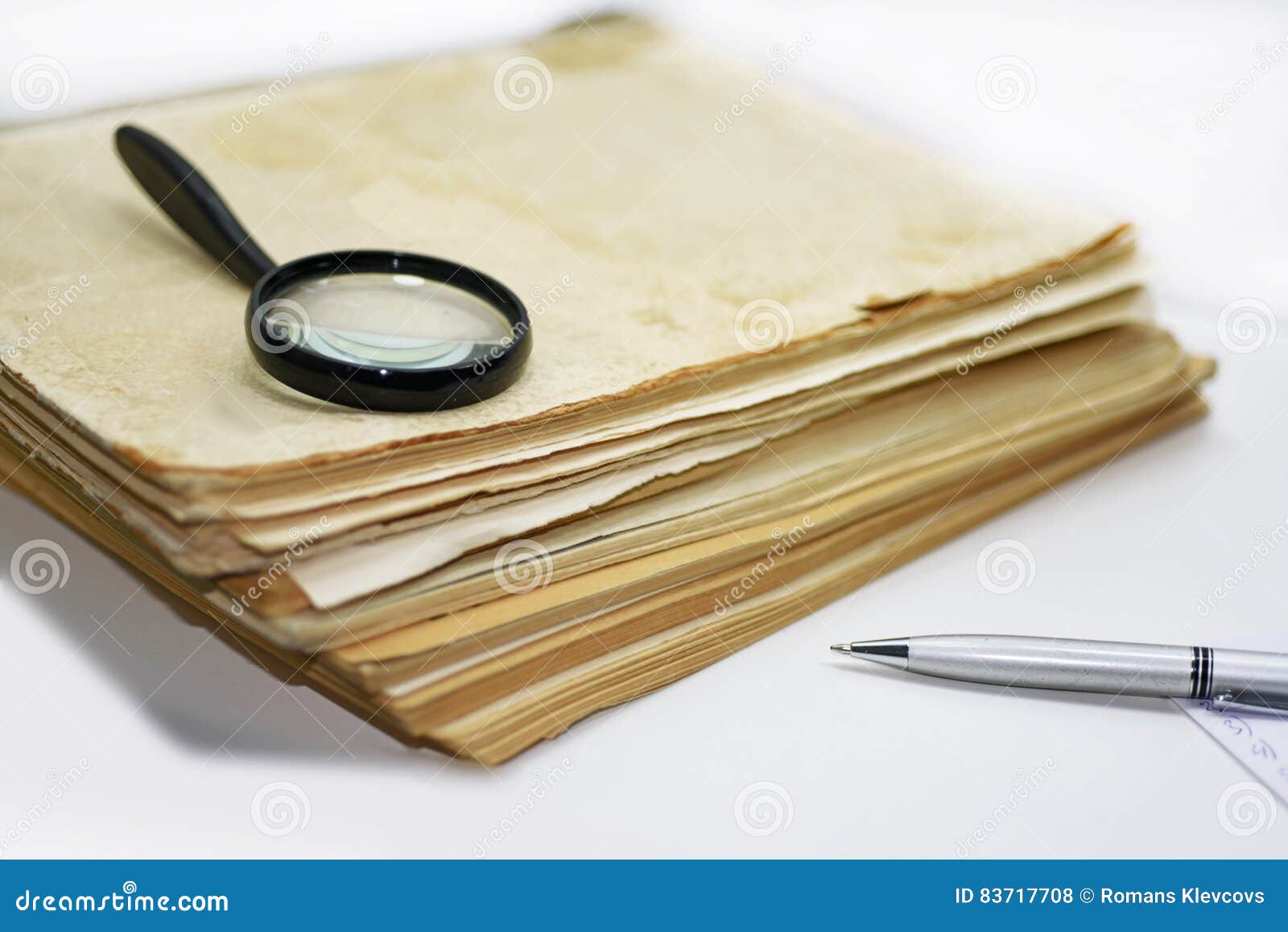 Old Books with Pen. Isolated Documents Stock Photo - Image of isolated ...