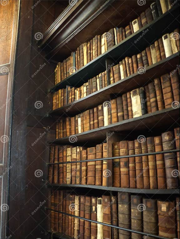 Old books on shelf stock image. Image of historical - 330388495