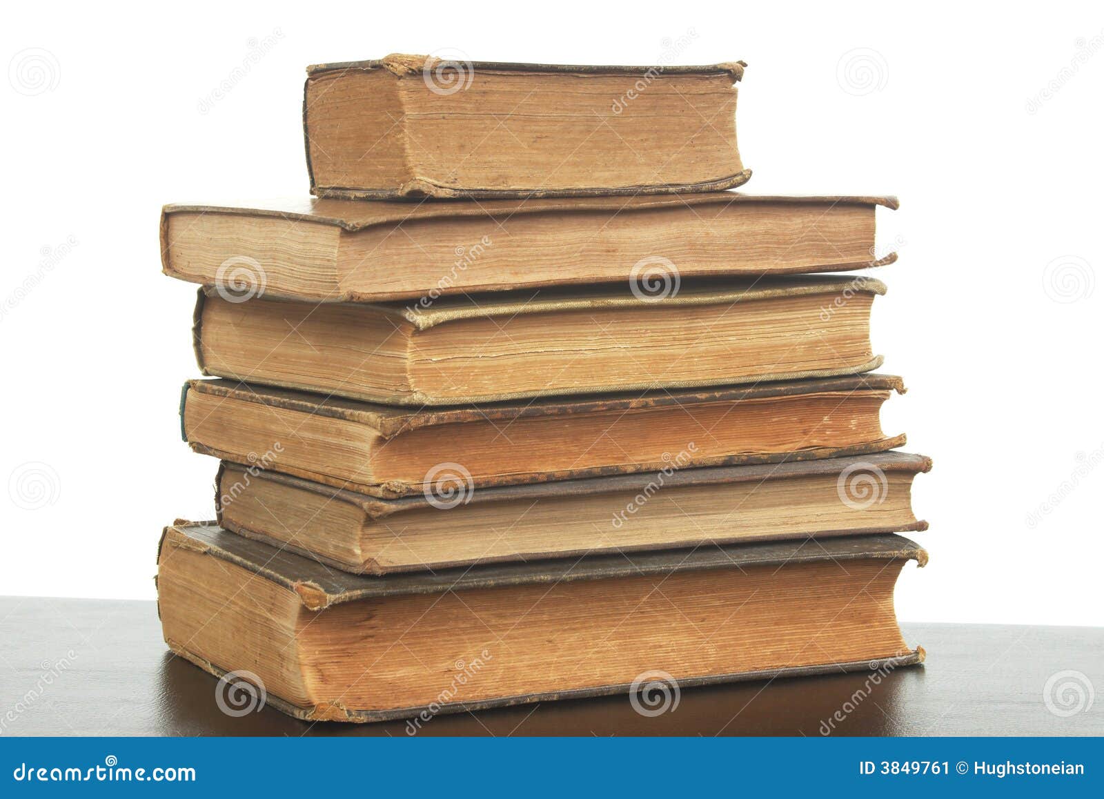 Old books stack stock image. Image of tattered, distressed - 3849761