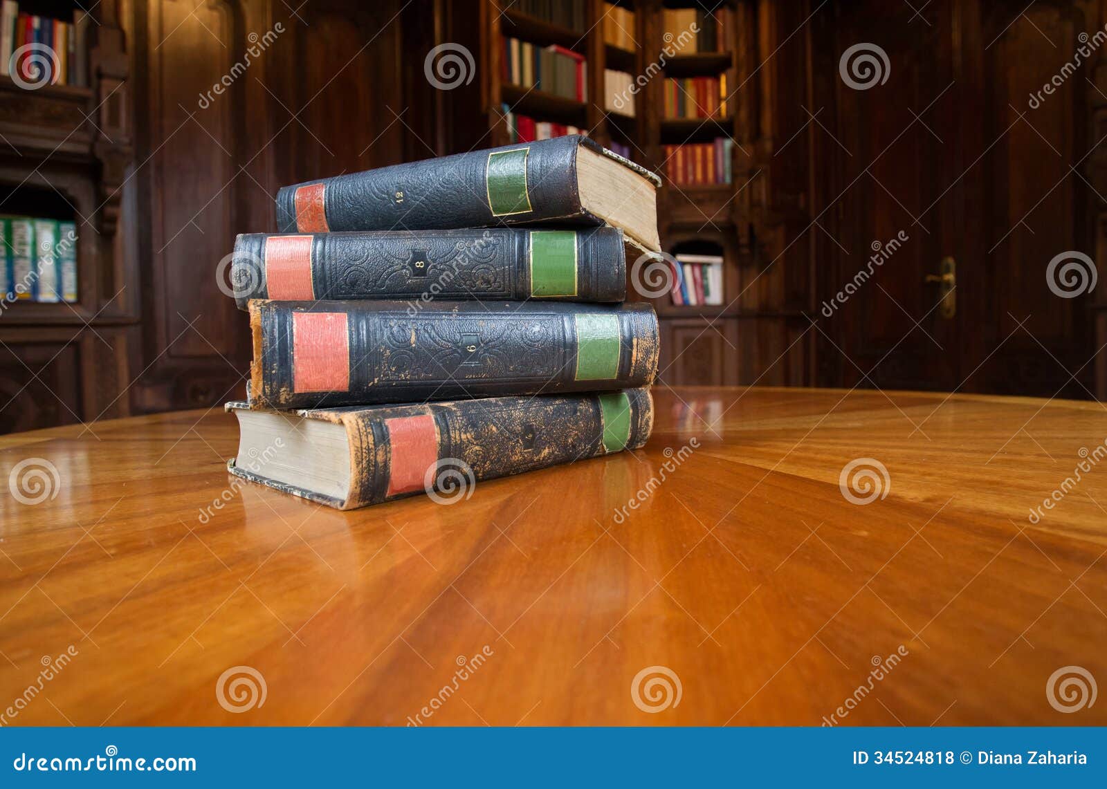 Old books on a table stock photo. Image of file, cover - 34524818