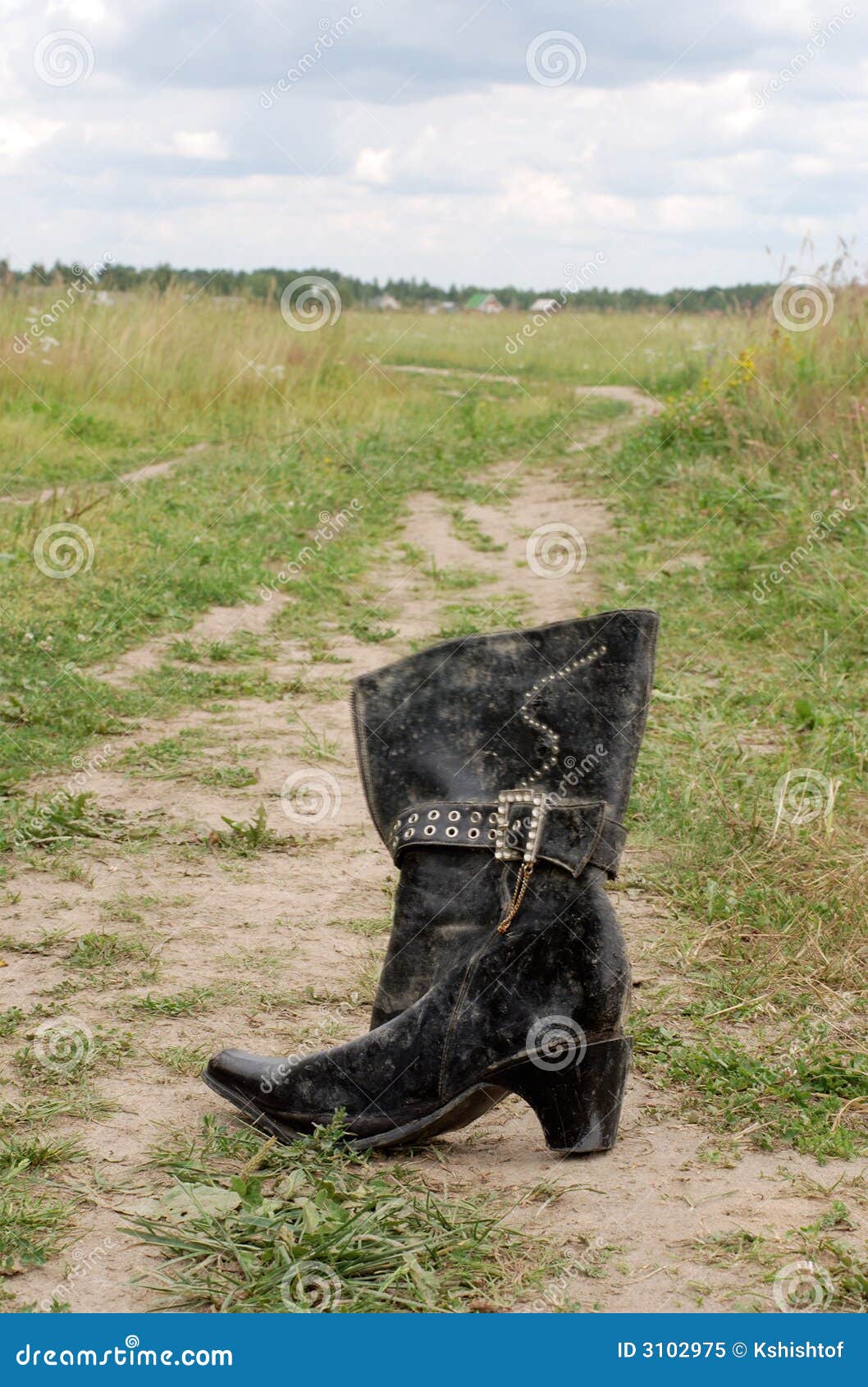 Old boot stock image. Image of front, design, fashion - 3102975