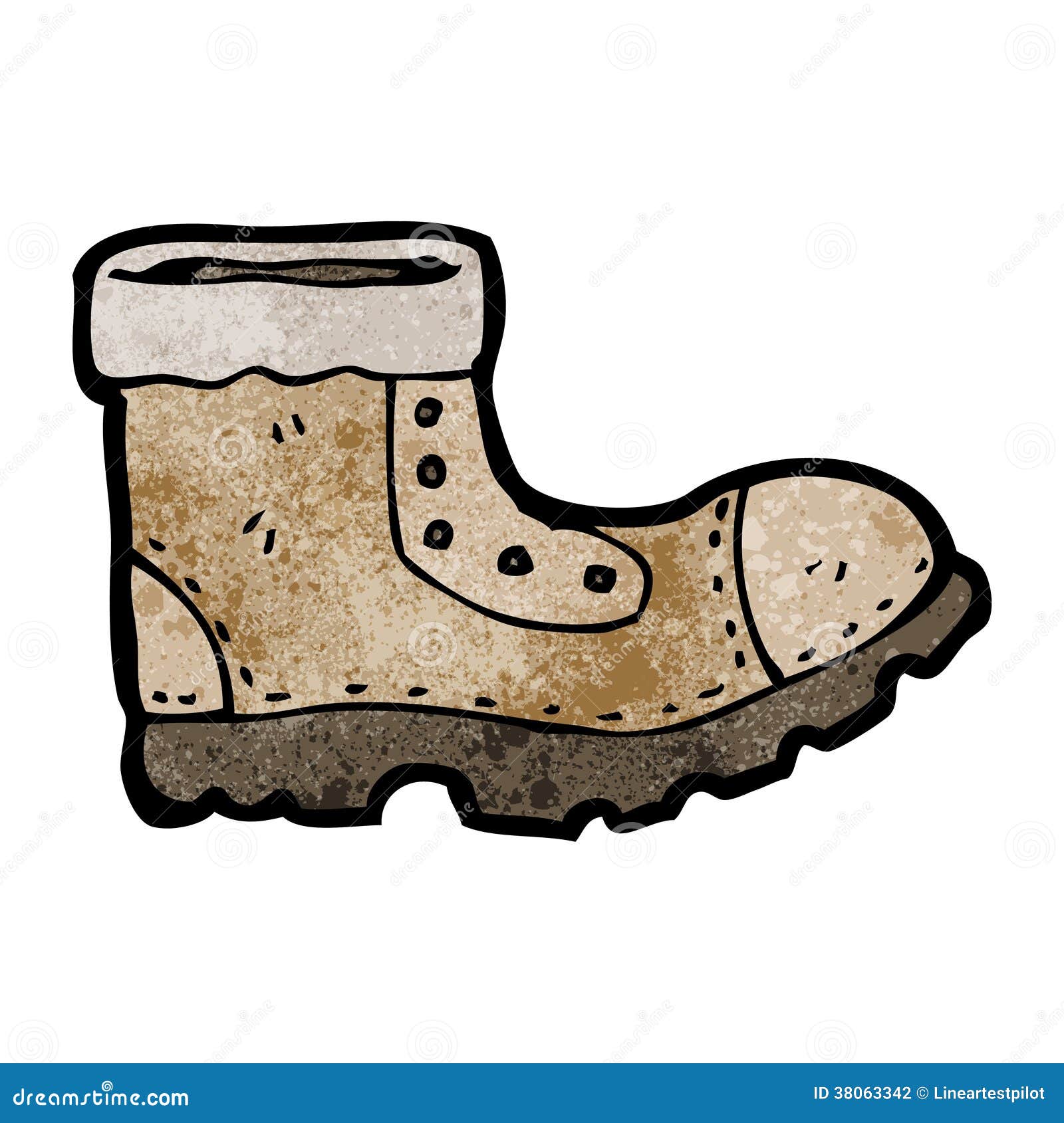 Old boot cartoon character stock vector. Illustration of sketch - 38063342