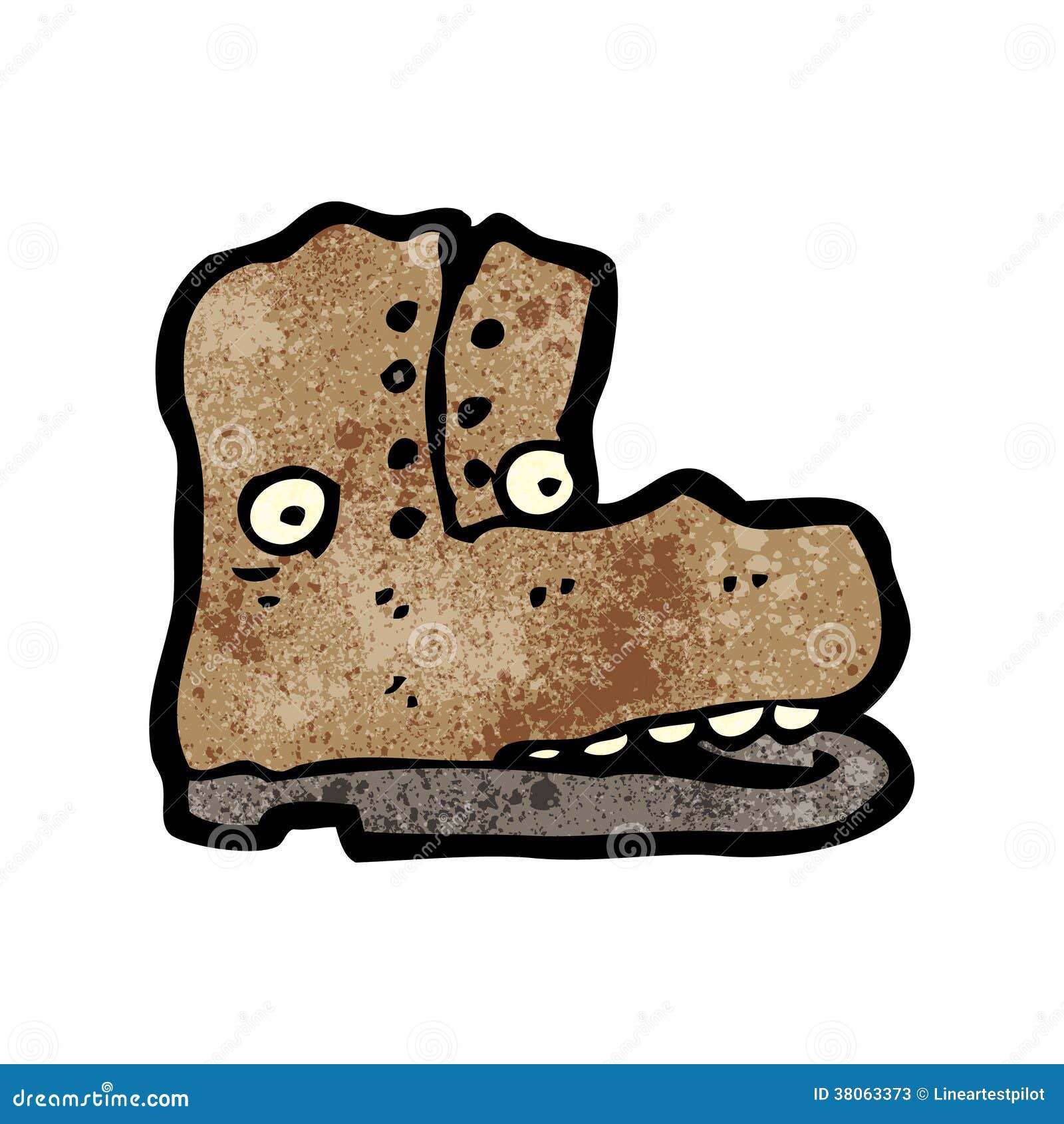 Old boot cartoon character stock vector. Illustration of boot - 38063373