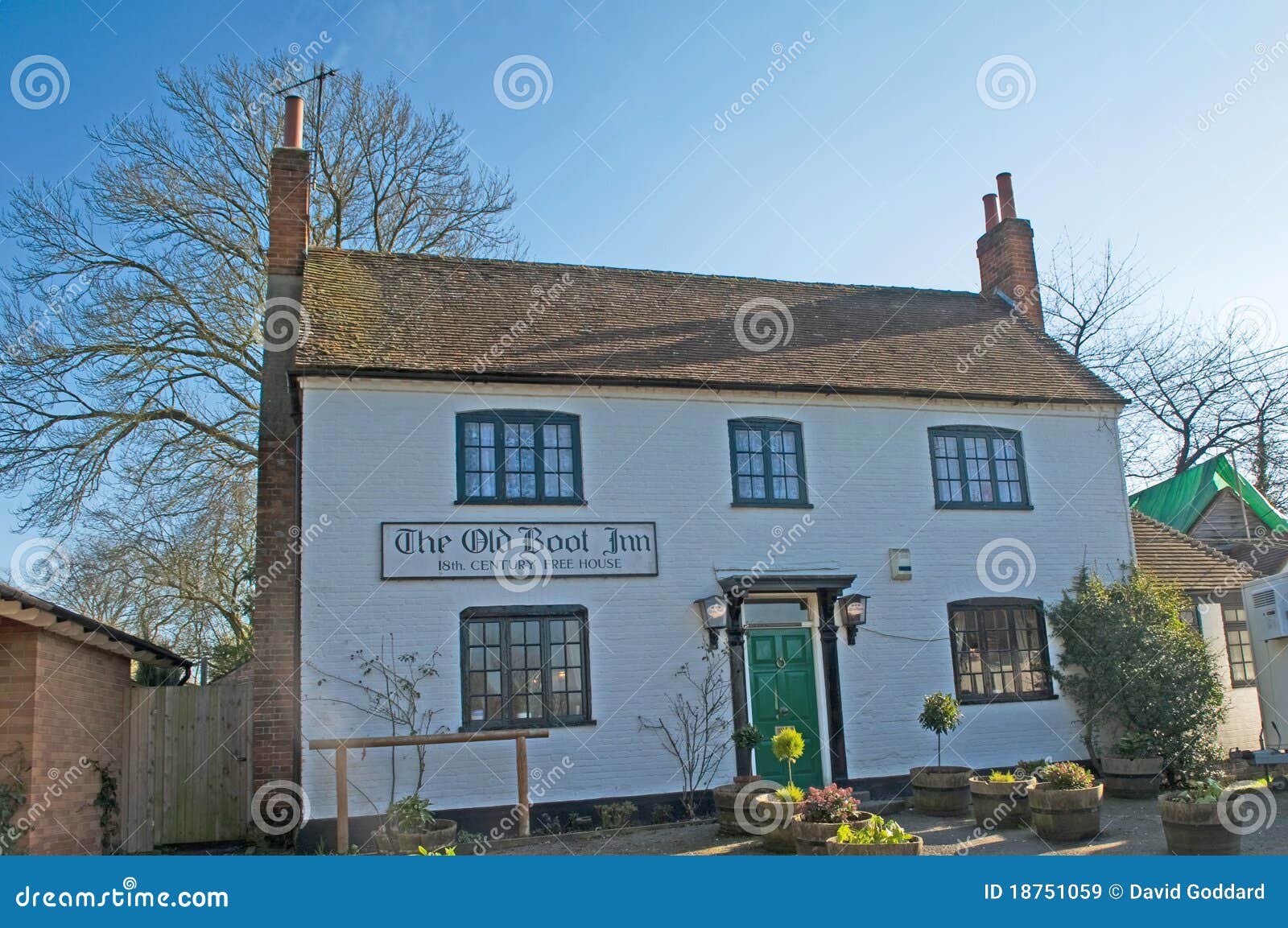 The old boot Inn editorial stock image. Image of bucklebury - 18751059