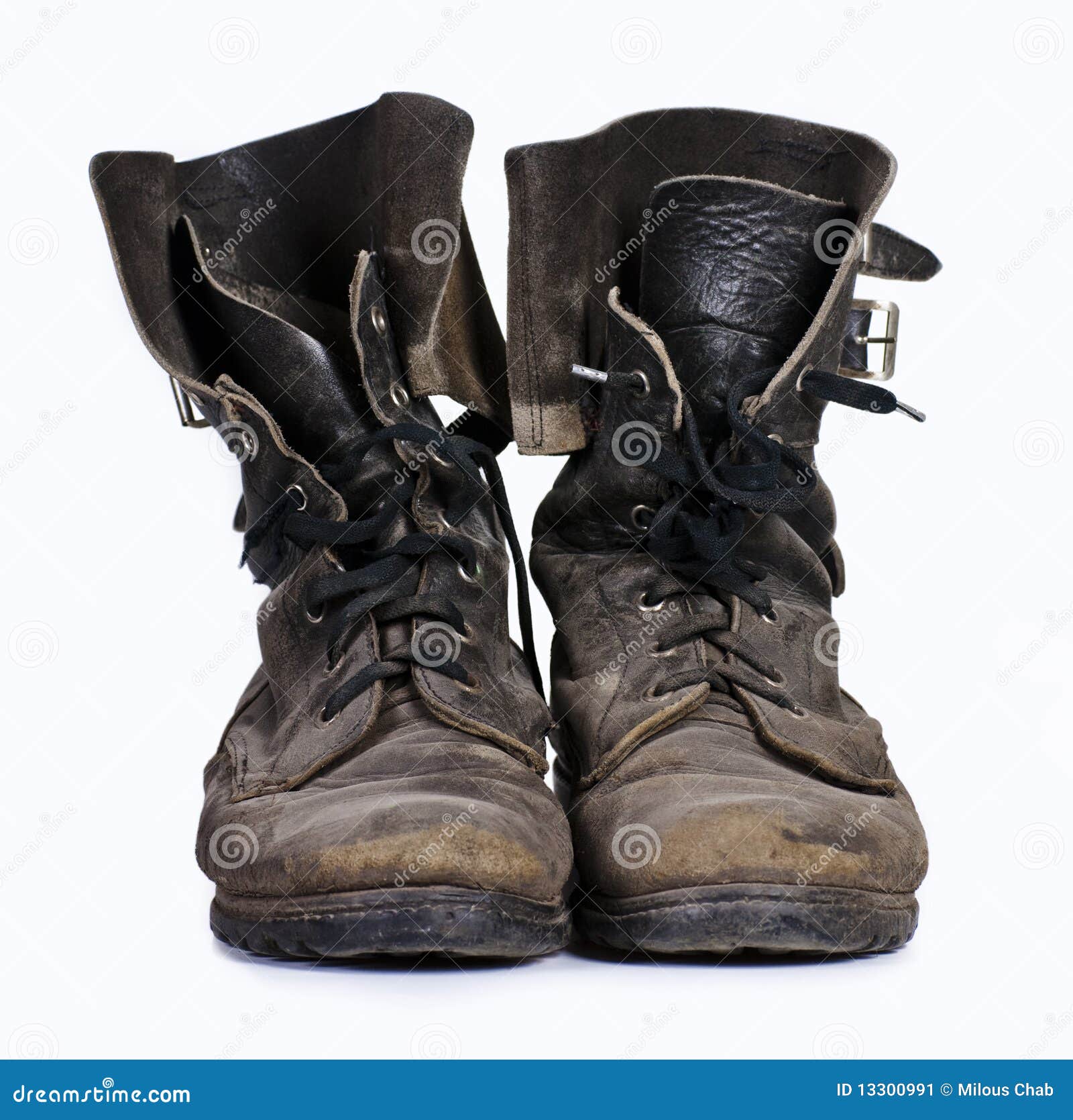 Old boots stock image. Image of dust, white, grungy, footwear - 13300991
