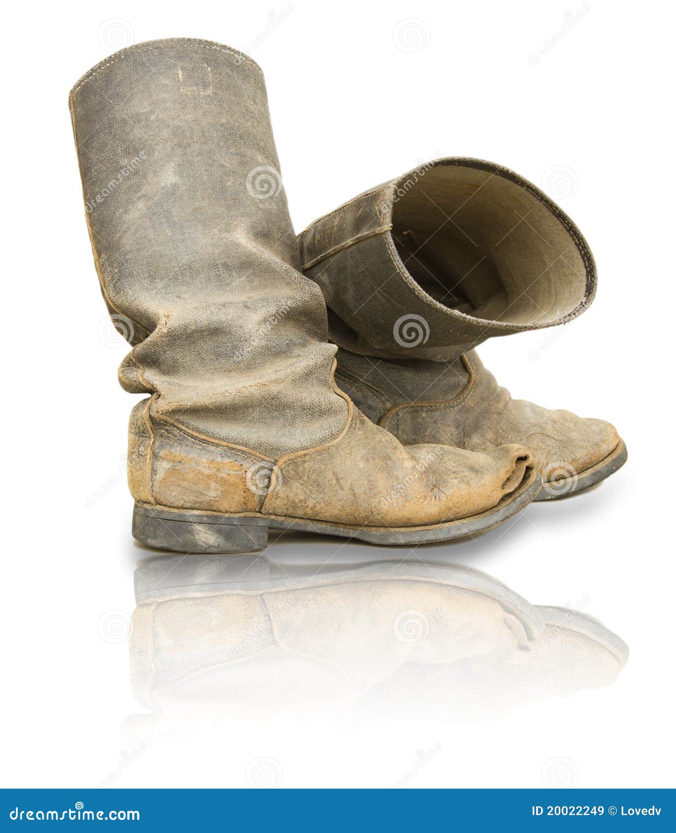 Old boots stock image. Image of heavy, retro, pair, outdoor - 20022249