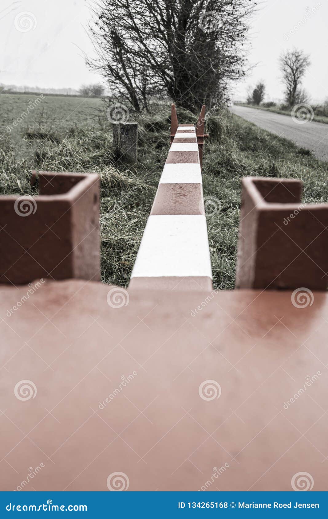 The old border barrier stock photo. Image of barrier - 134265168