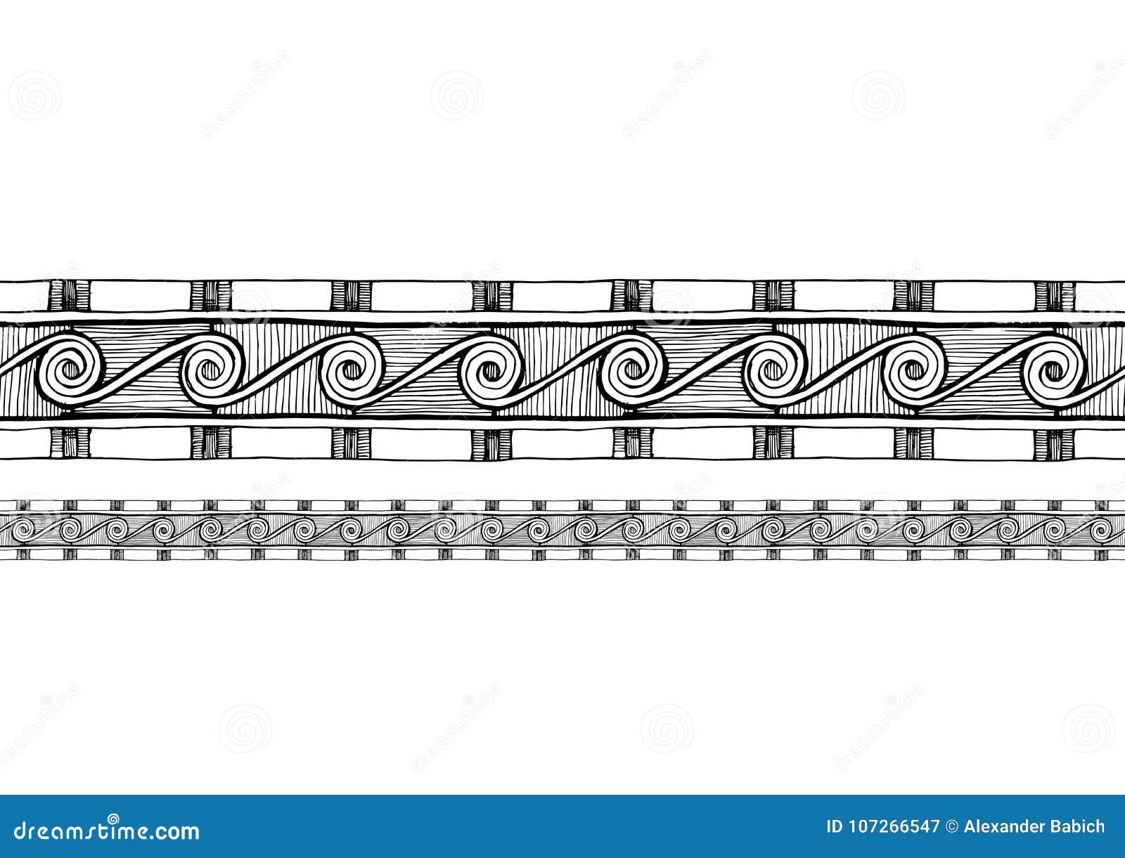 Old border ornament stock vector. Illustration of ornament - 107266547
