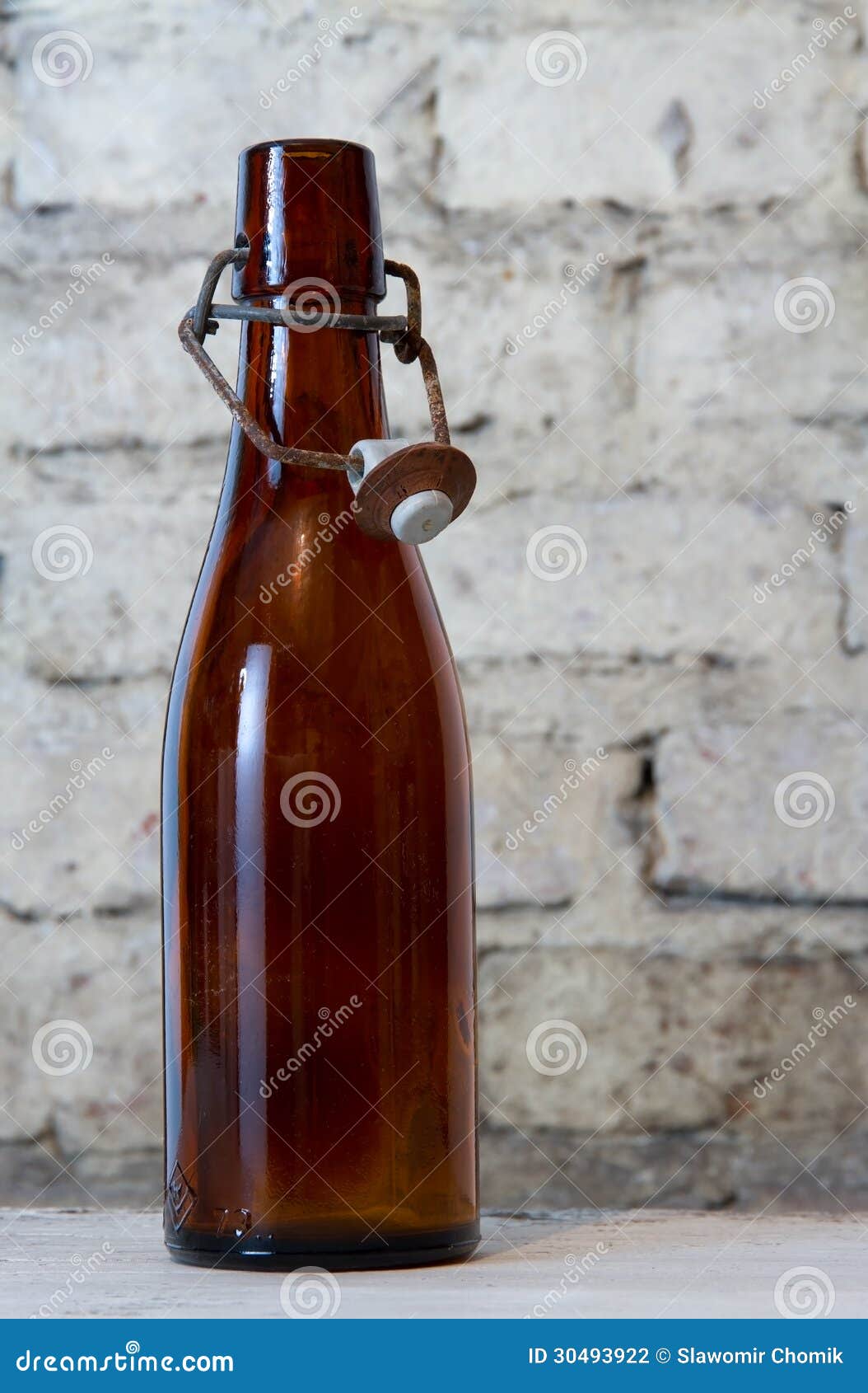 Old Brown Beer Bottles