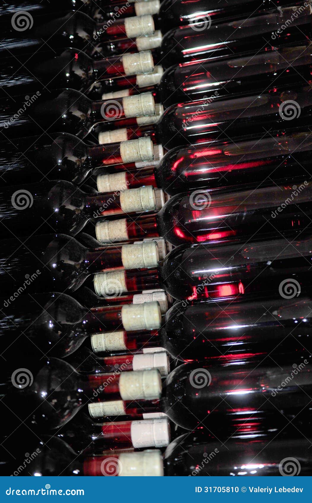 Old bottles of red wine stock photo. Image of bottling - 31705810