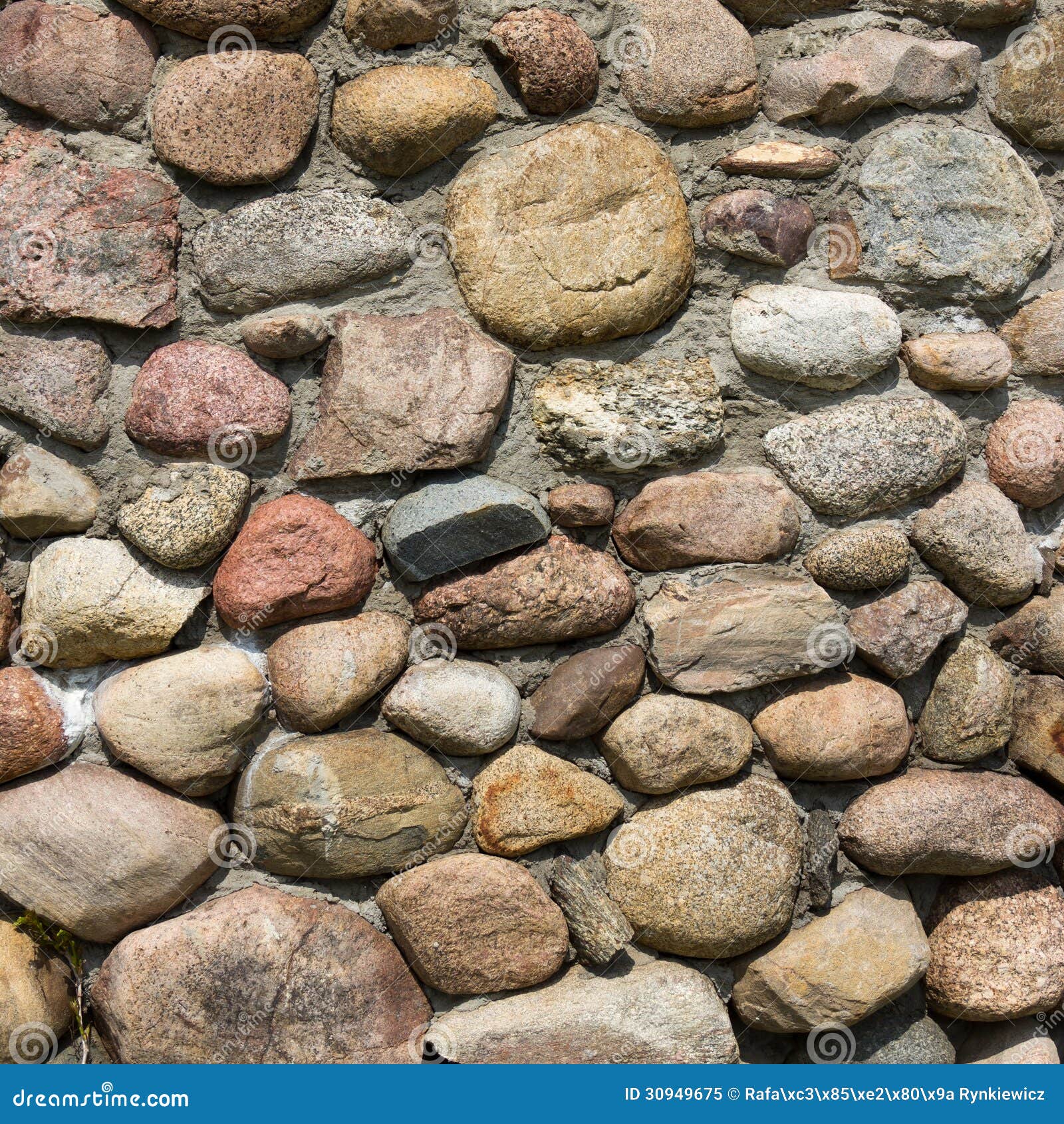 An old boulder stone wall stock image. Image of gravel - 30949675