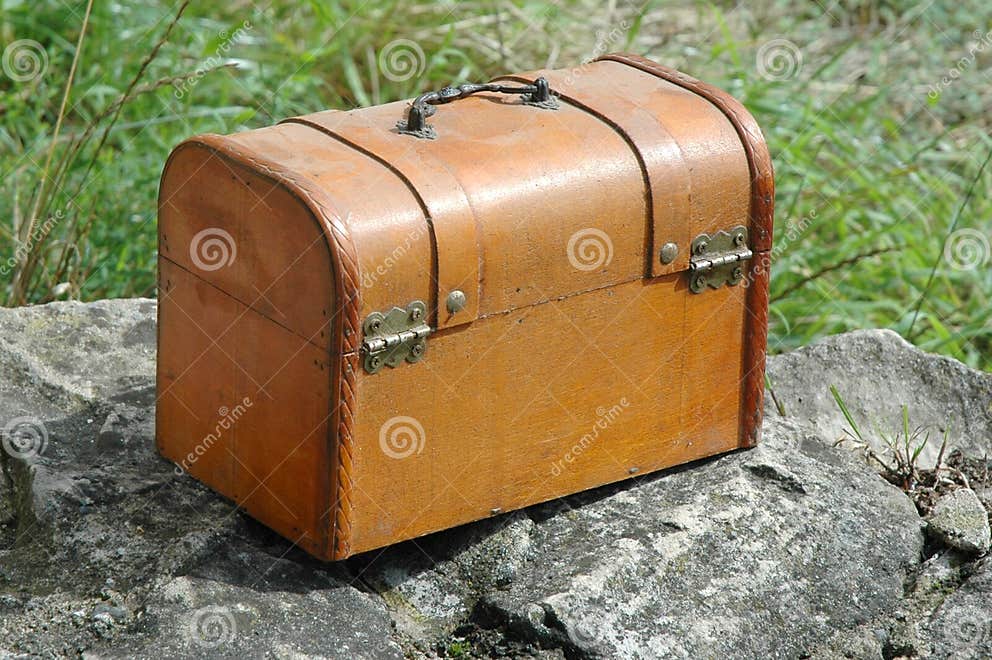 Old box stock image. Image of wood, trunk, retro, case - 15937975