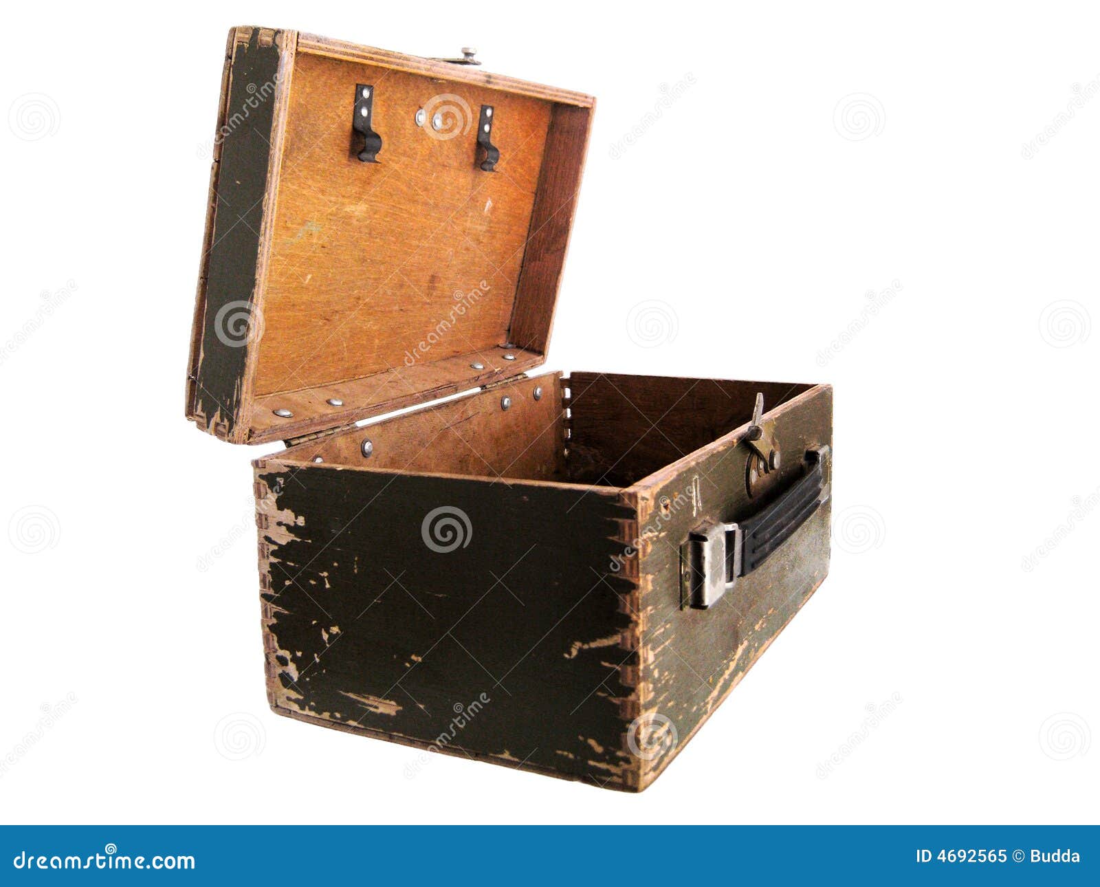 Old box stock image. Image of compartment, protection - 4692565