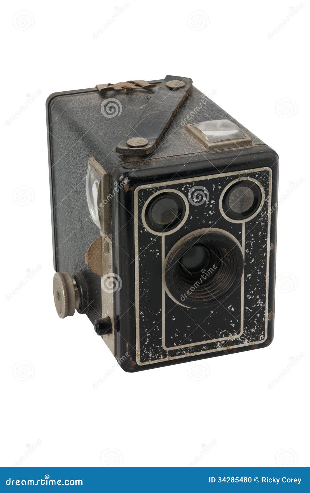 Old Box Camera stock photo. Image of white, vintage, black - 34285480