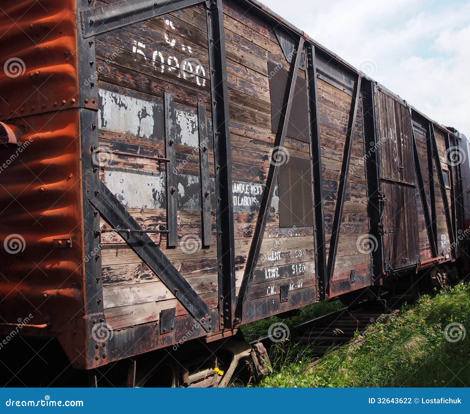 Old Box Car at the Alberta Railway Museum Editorial Photography - Image ...