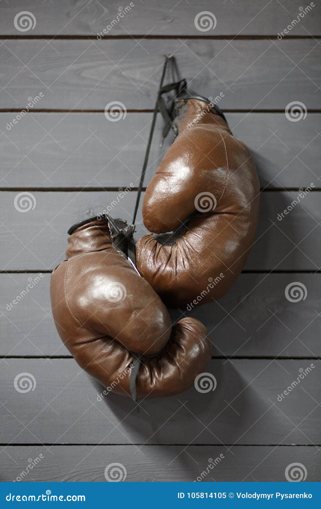 The old boxing gloves stock image. Image of competition - 105814105