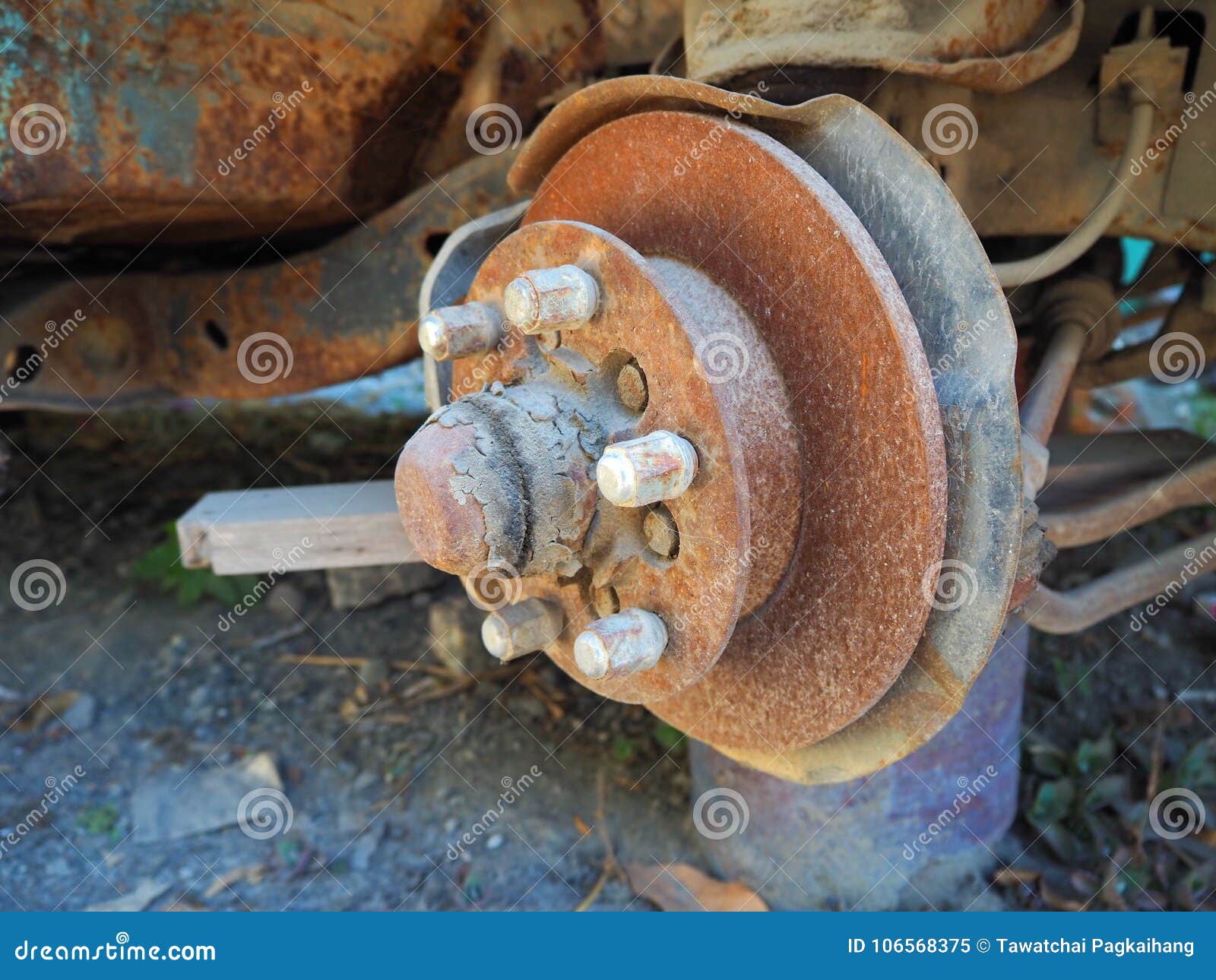 Old brake car stock image. Image of automobile, brakes - 106568375