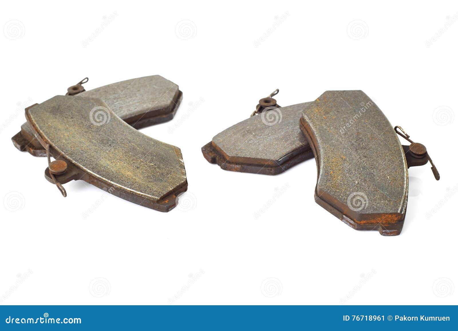 Old brake pads stock image. Image of automobile, transportation - 76718961