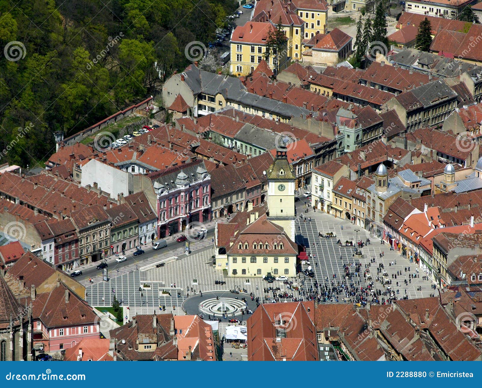 Old Brasov in Romania stock photo. Image of europe, building - 2288880