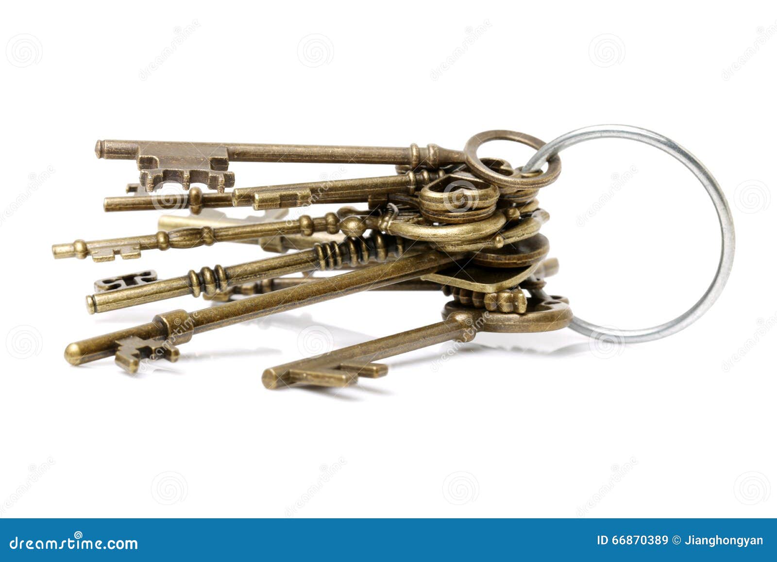 Old brass key stock image. Image of passkey, metal, elaborate - 66870389