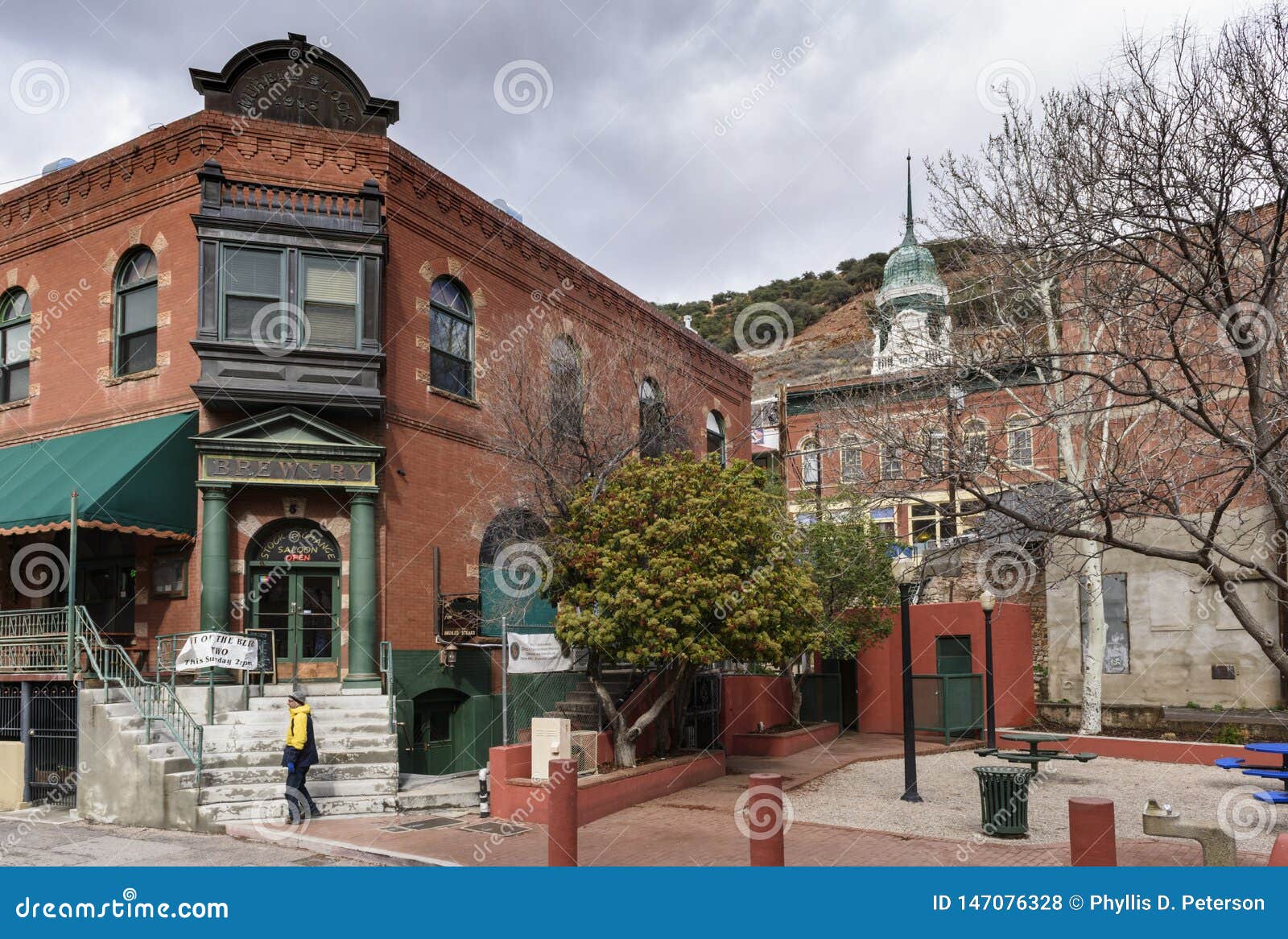 Old Brewery Building in Bisbee, AZ Editorial Stock Photo - Image of ...