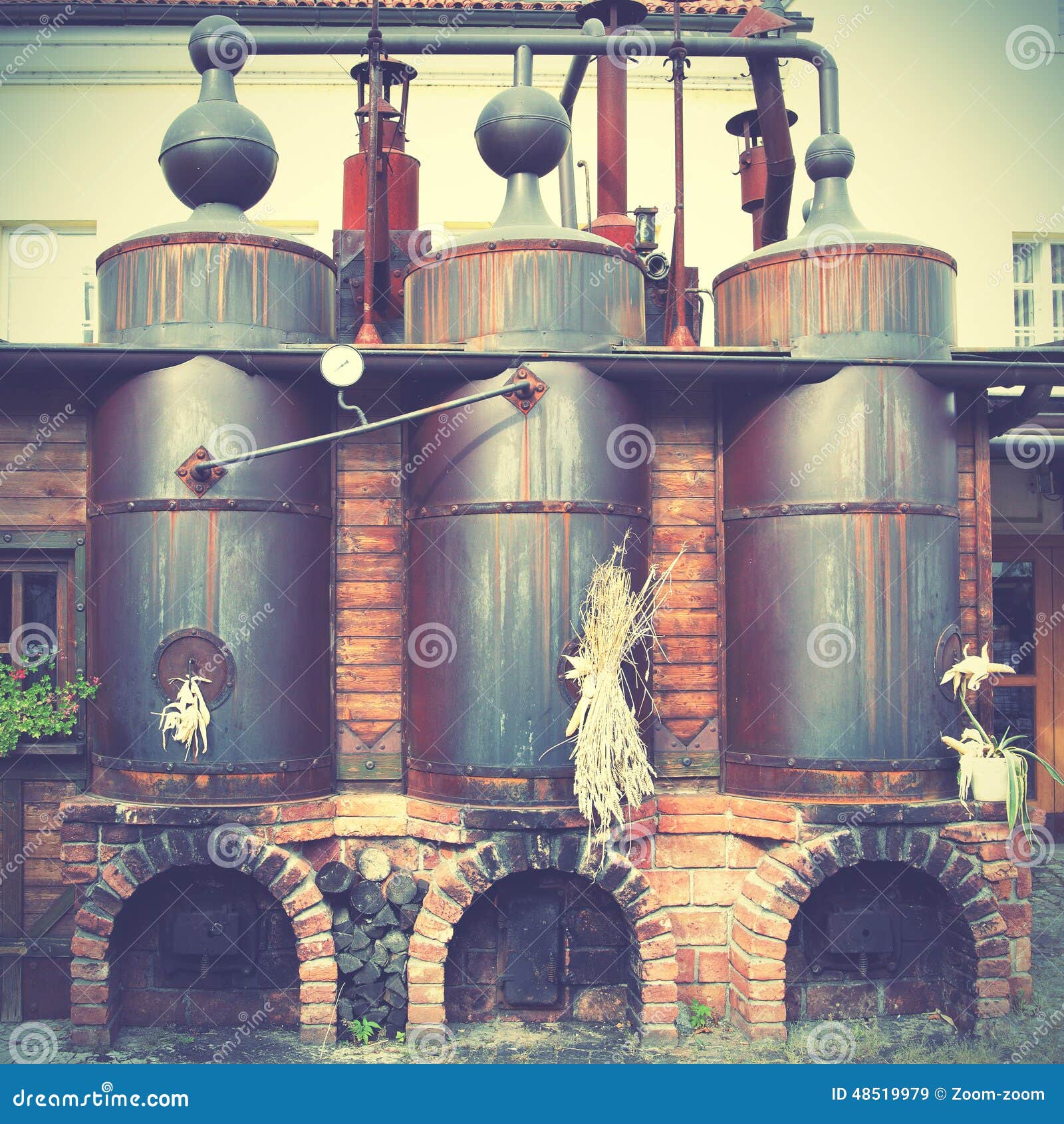 Old brewery stock image. Image of pressure, cooking, industrial - 48519979