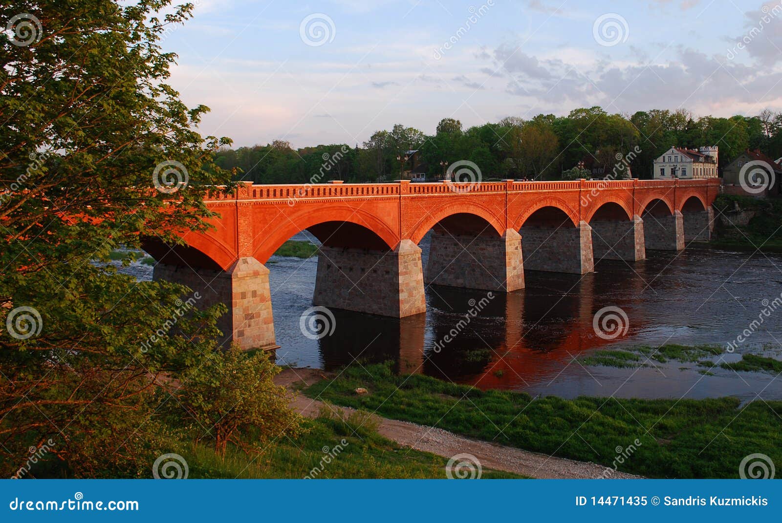 Old brick bridge stock image. Image of beautiful, long - 14471435
