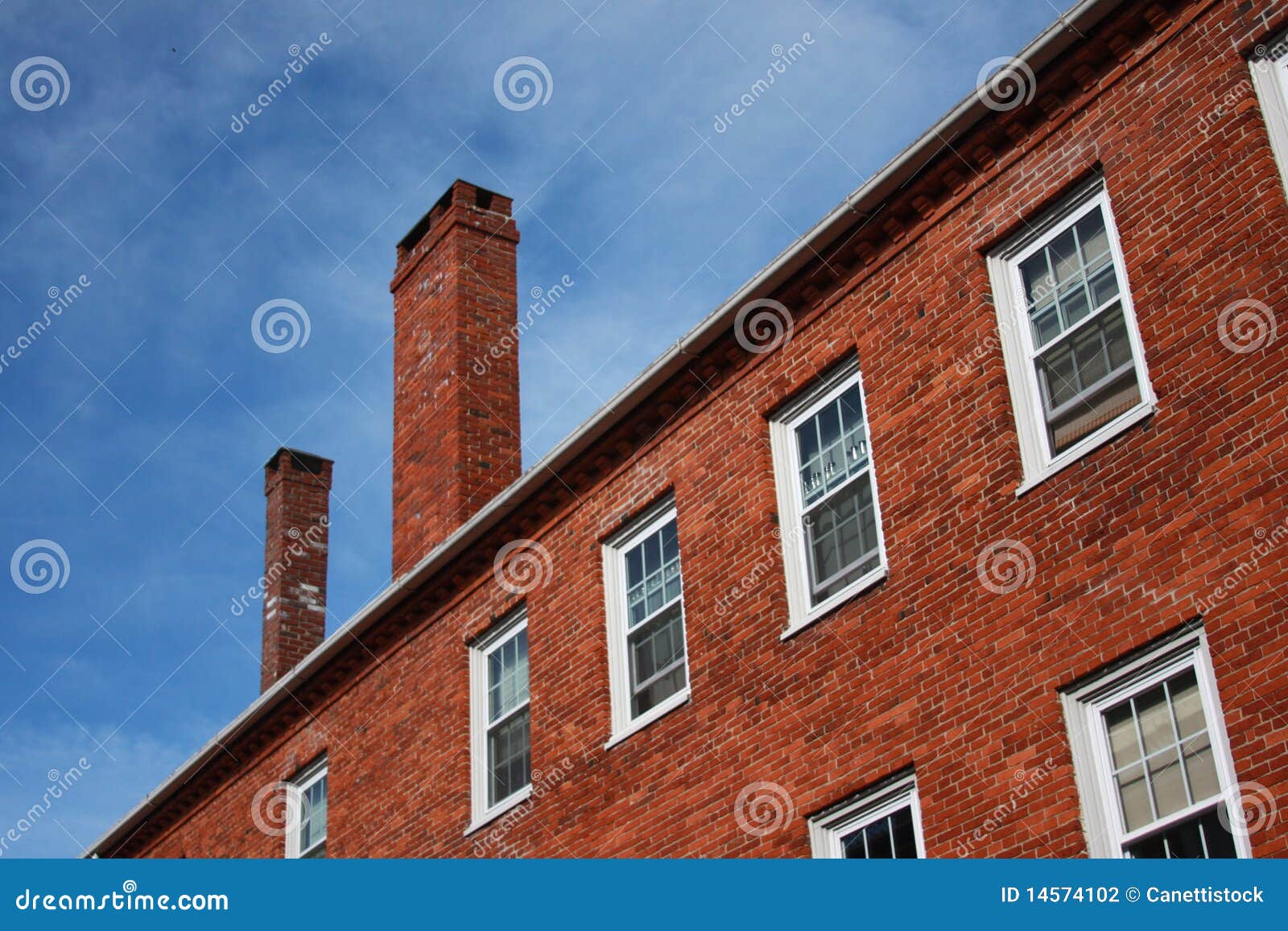 Old Brick Building stock photo. Image of dorm, antique - 14574102