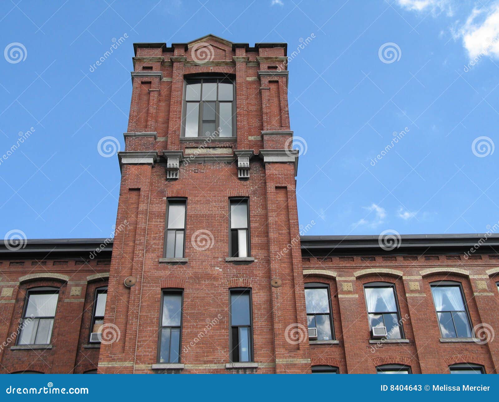 Old brick building stock image. Image of higher, erect - 8404643