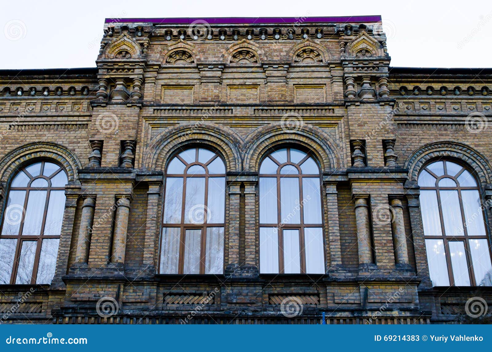 Old Brick Building, Architecture Stock Image - Image of ancient, palace ...
