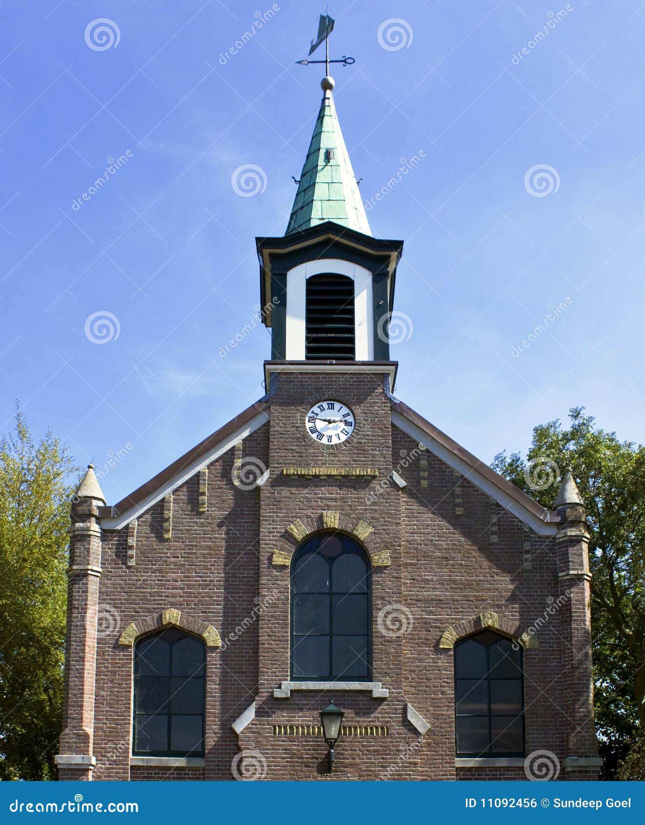 Old Brick Church stock photo. Image of christian, building - 11092456
