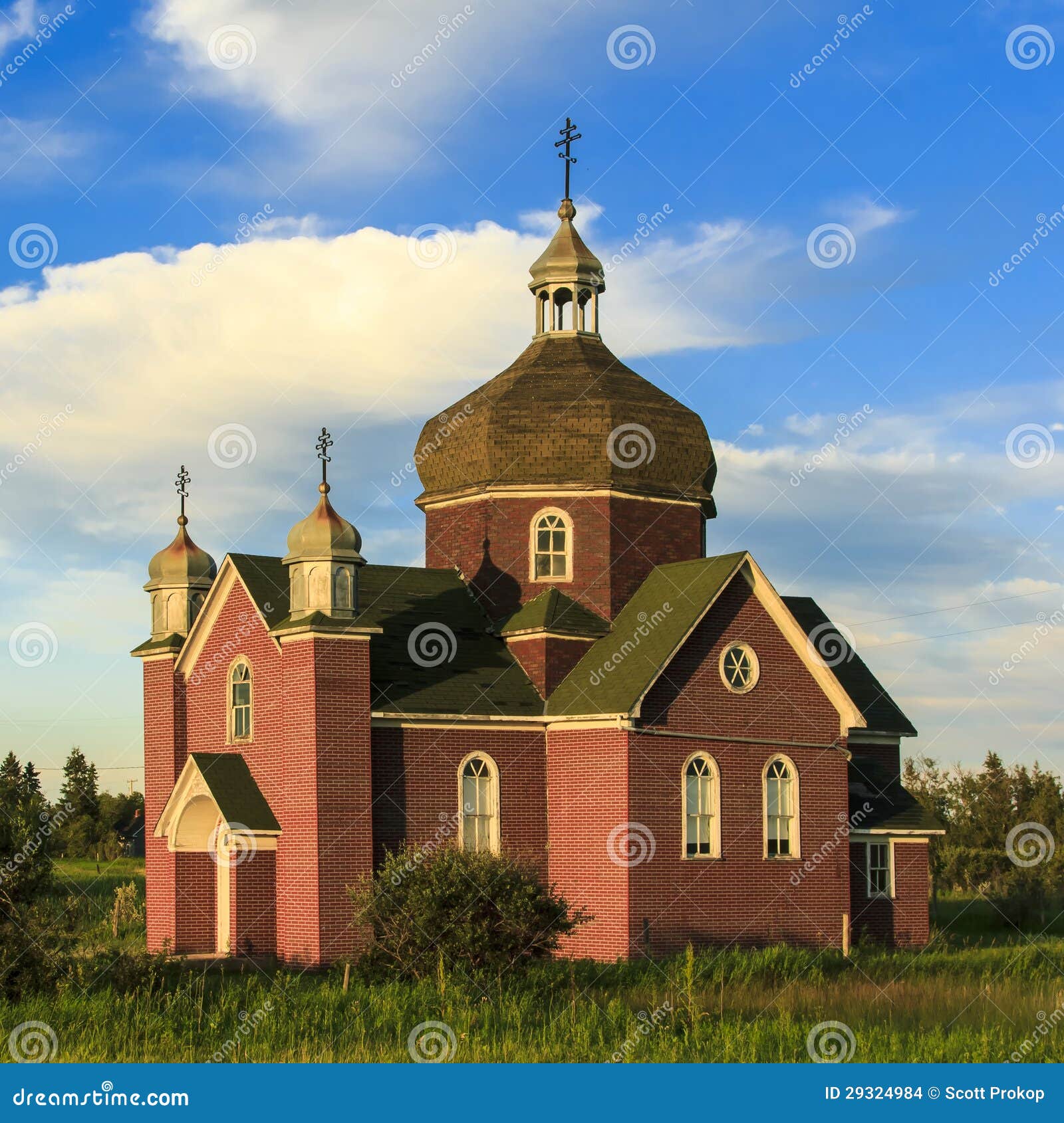 Old Brick Church stock photo. Image of cross, cathedral - 29324984