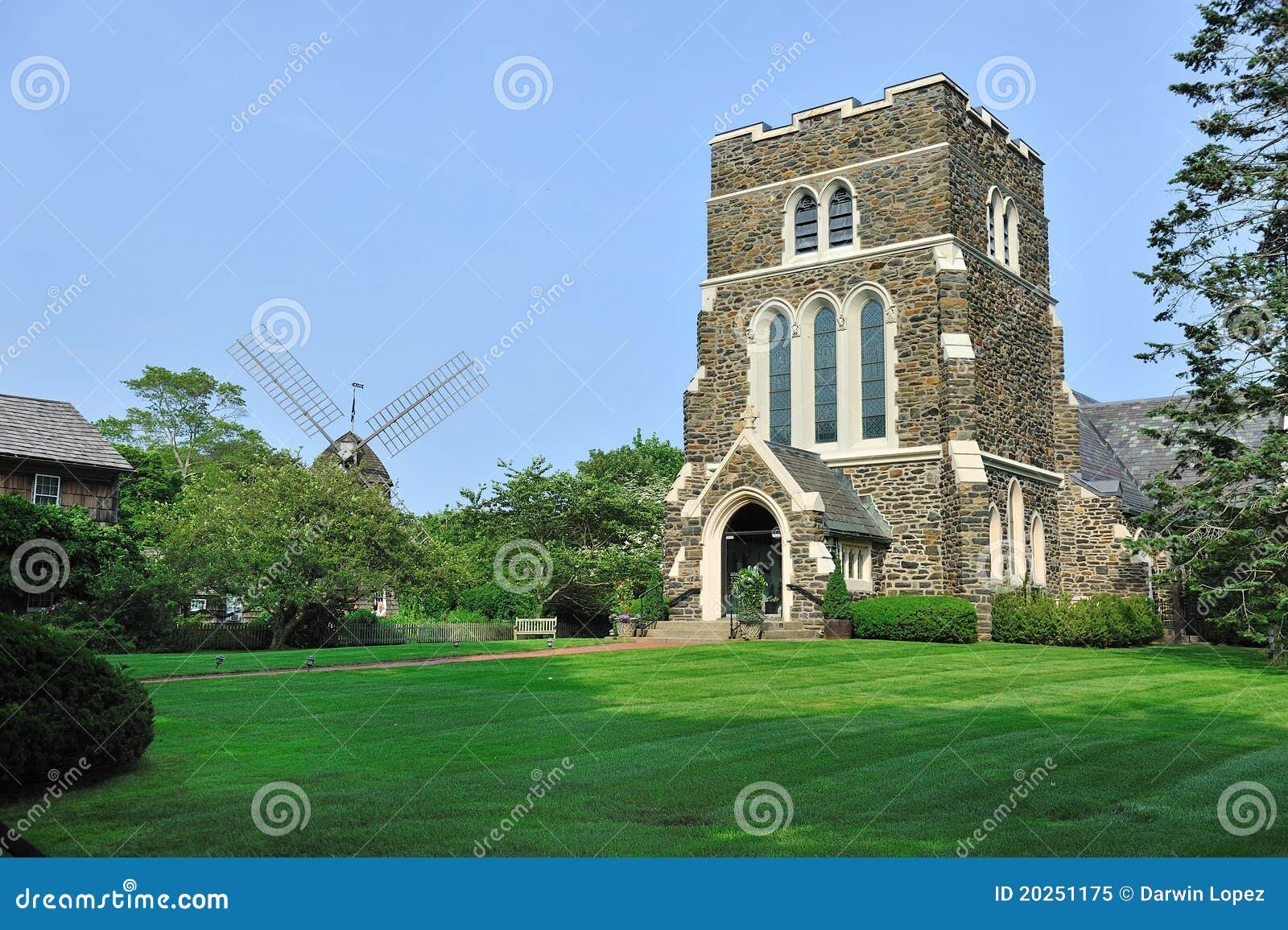 Old brick church exterior stock image. Image of architectural - 20251175