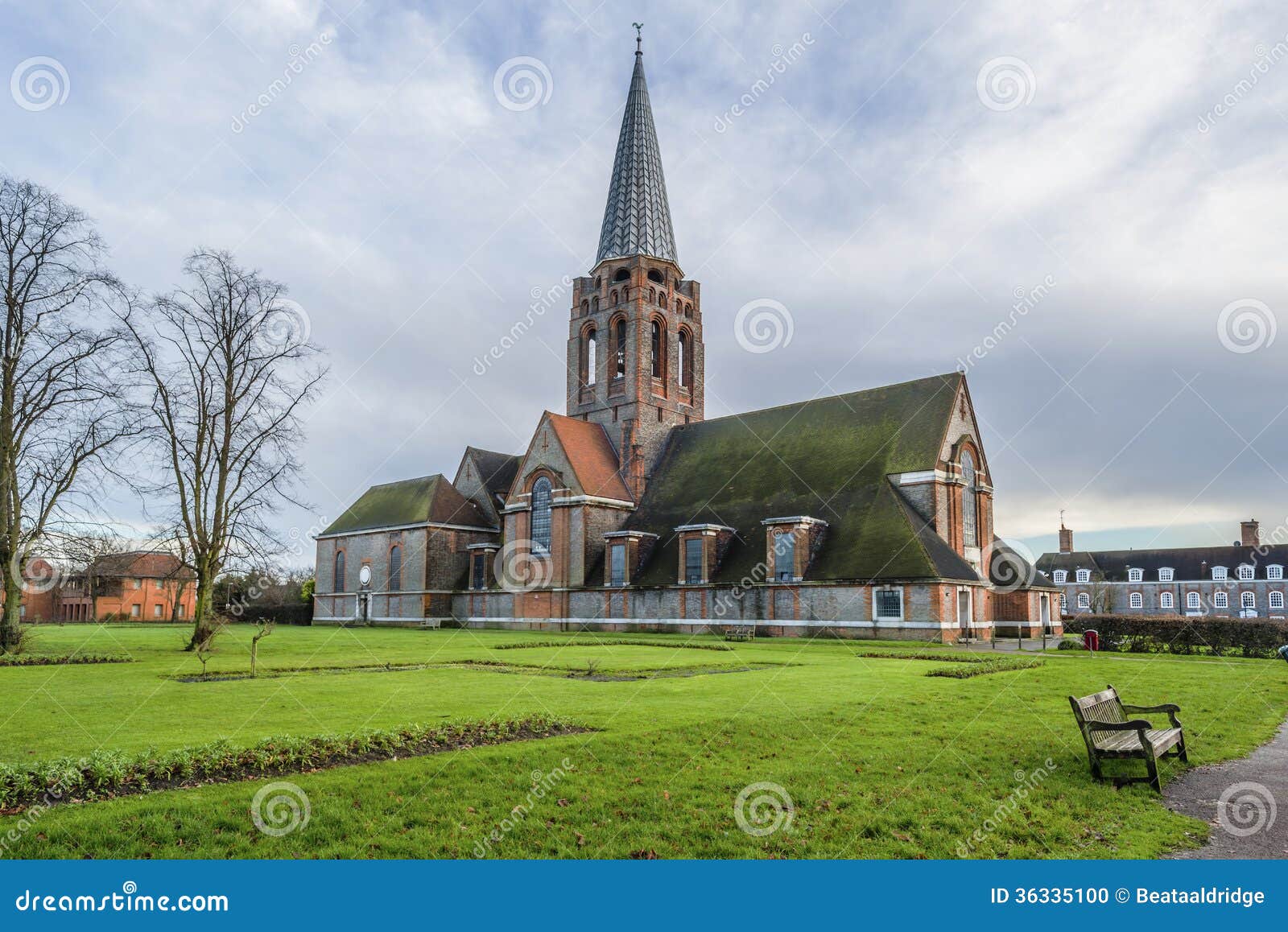 Old brick church stock photo. Image of wood, religion - 36335100